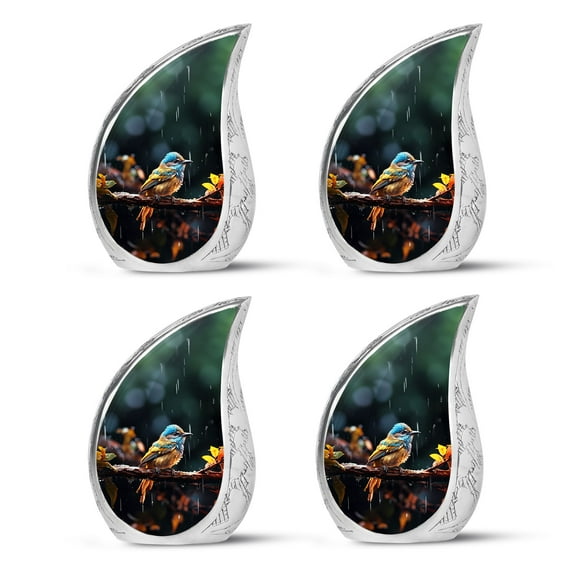 SUBSH Autumn Rain Wildlife Portrait - Small Ashes Keepsake - Urn Small ...
