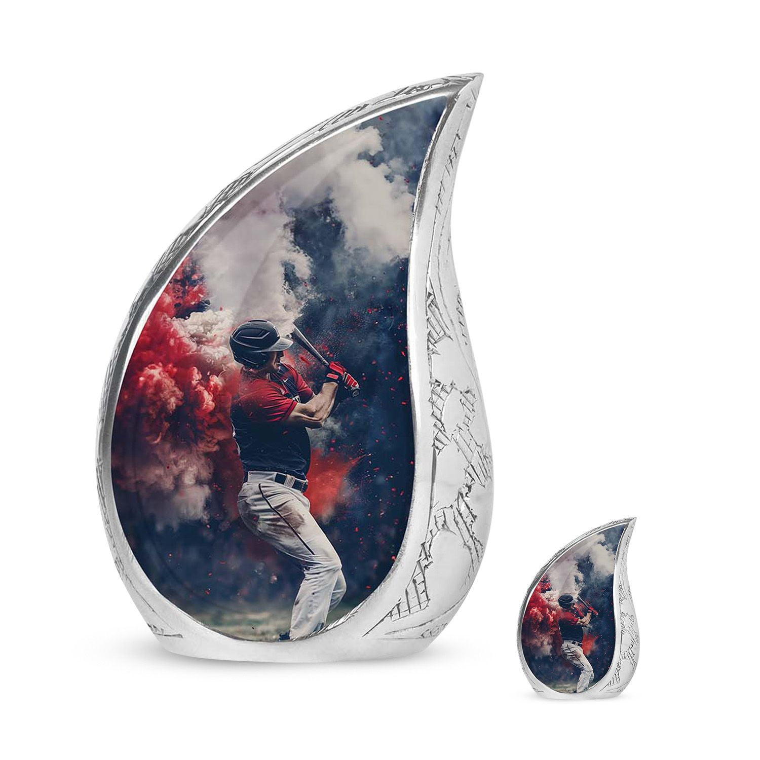 SUBSH Baseball Burial Urn - Mens Urns For Human Ashes - Funeral Urns ...