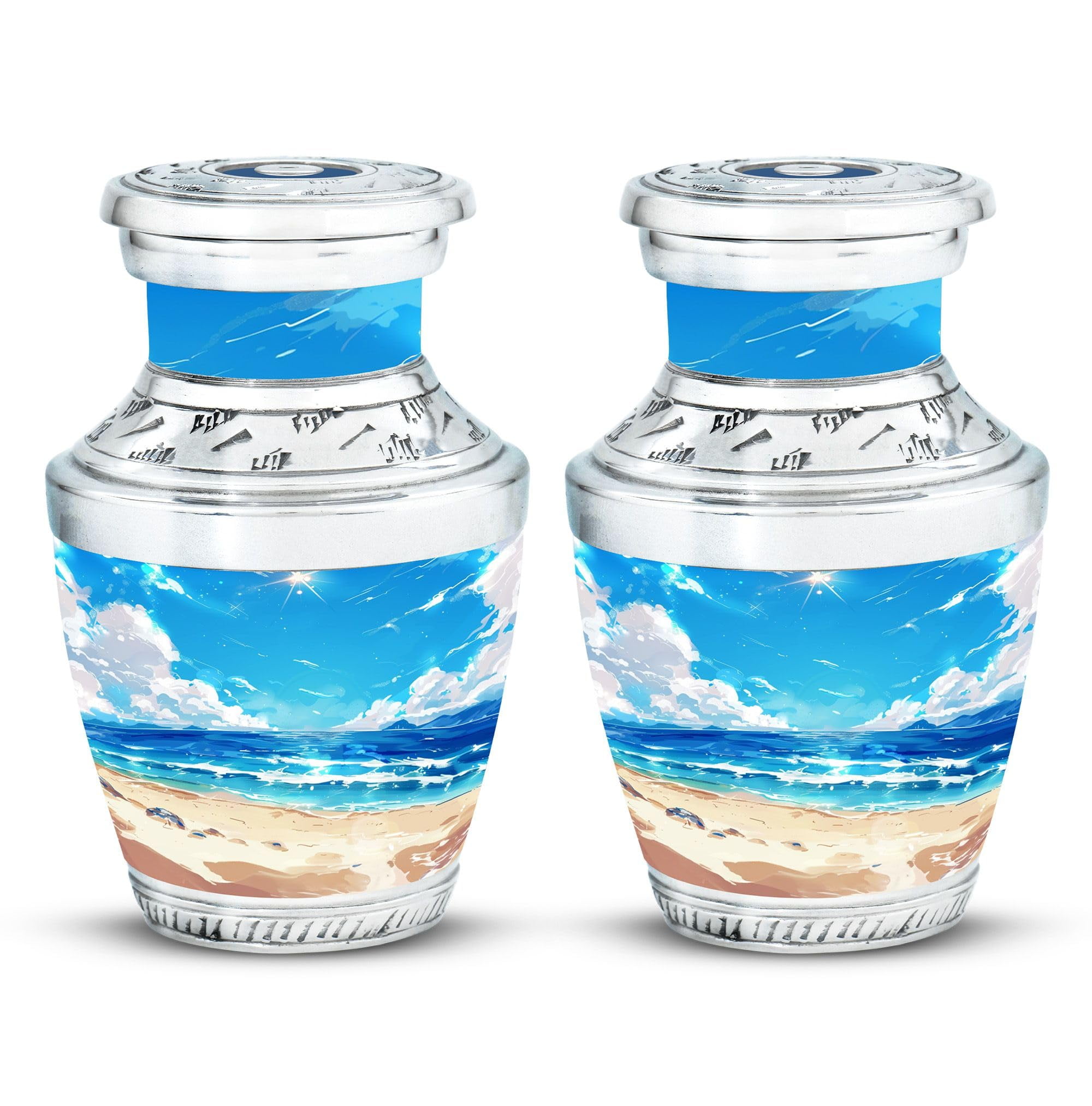 SUBSH Beach Urn - Ashes Keepsake - Urn for Ashes for Women - Funeral ...