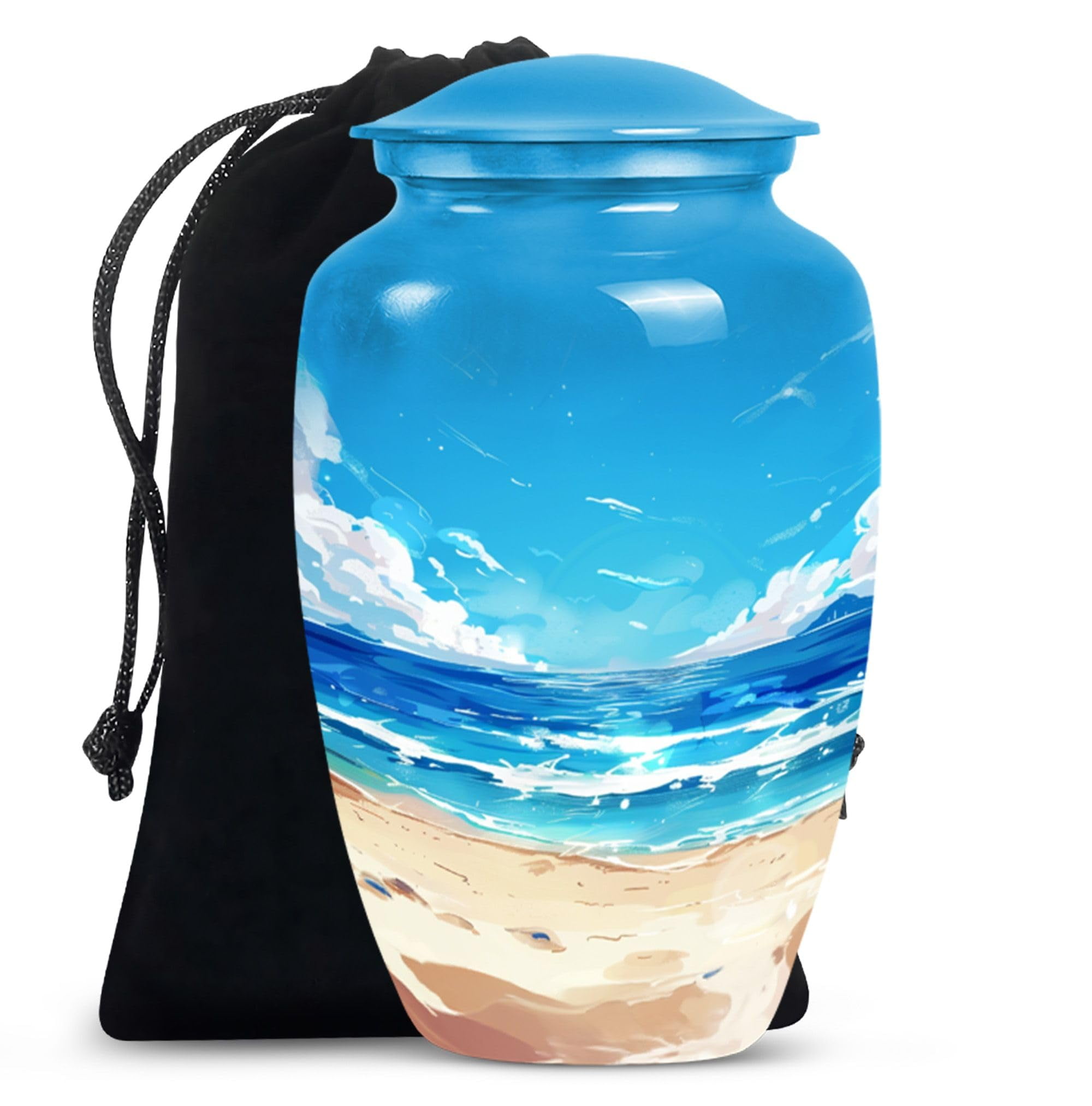 SUBSH Beach Urn - Cremation Urn Human Ashes - Decorative Urns ...