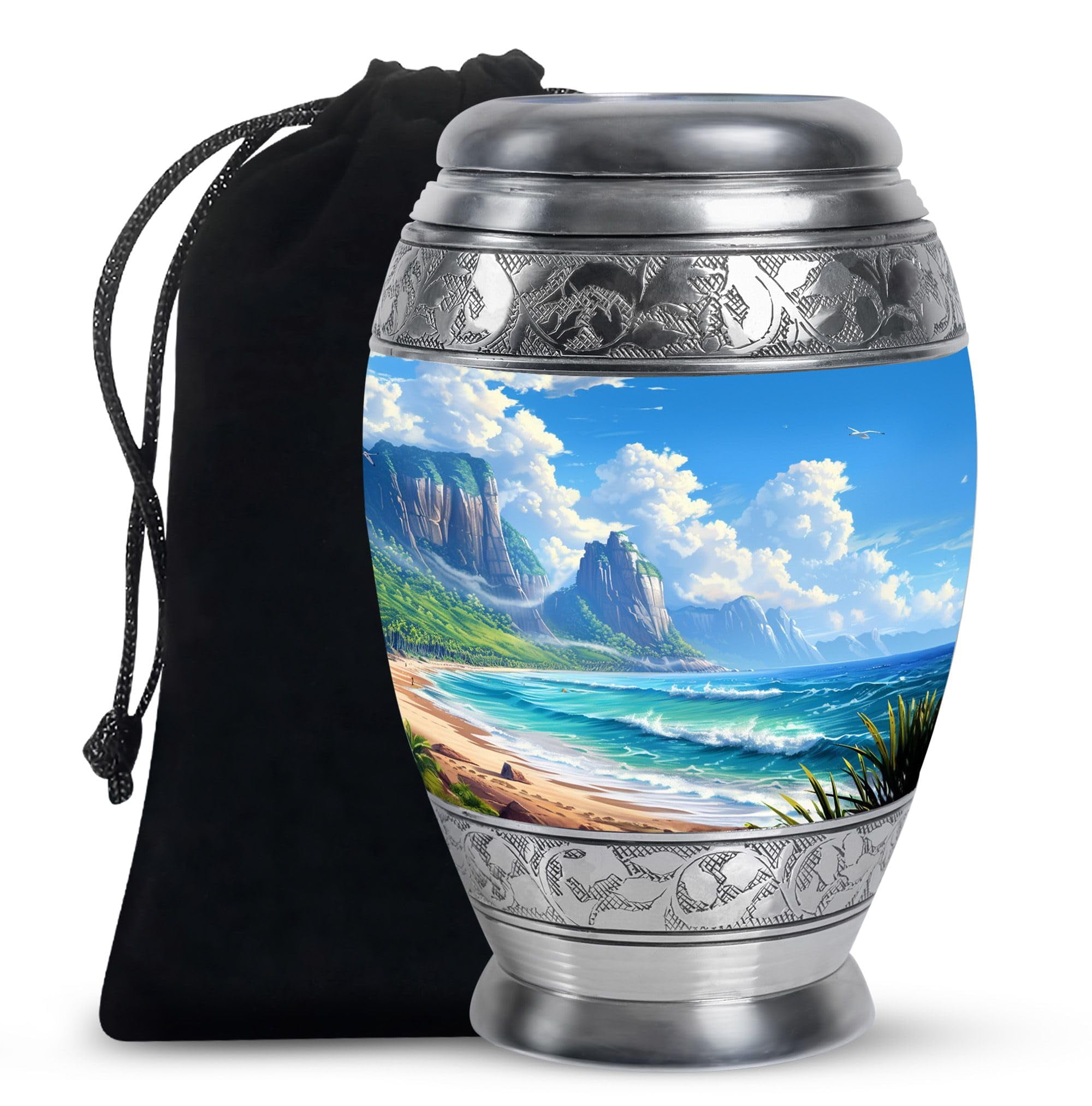 SUBSH Beach Urn - Cremation Urns for Women - Urn for Human Ashes ...