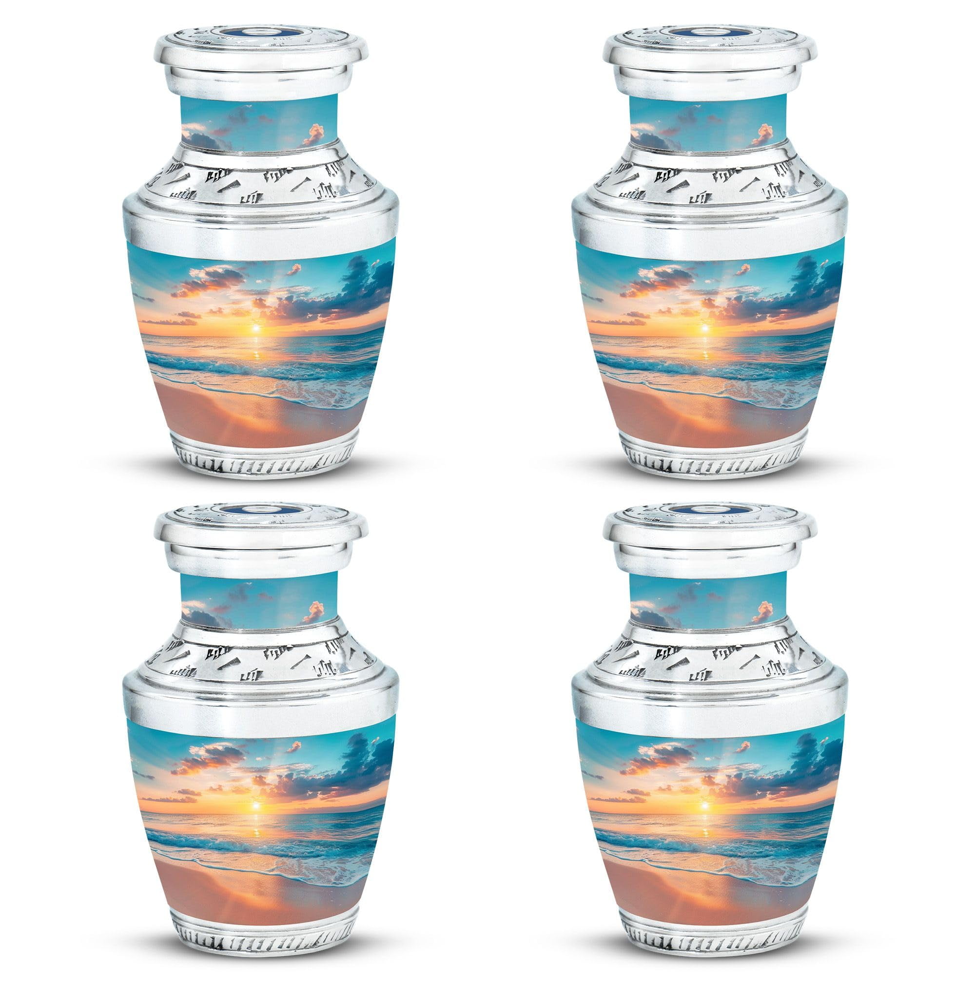 SUBSH Beach Urn - Mini Urn - Urns for Cremation Ashes - Ash Holders for ...