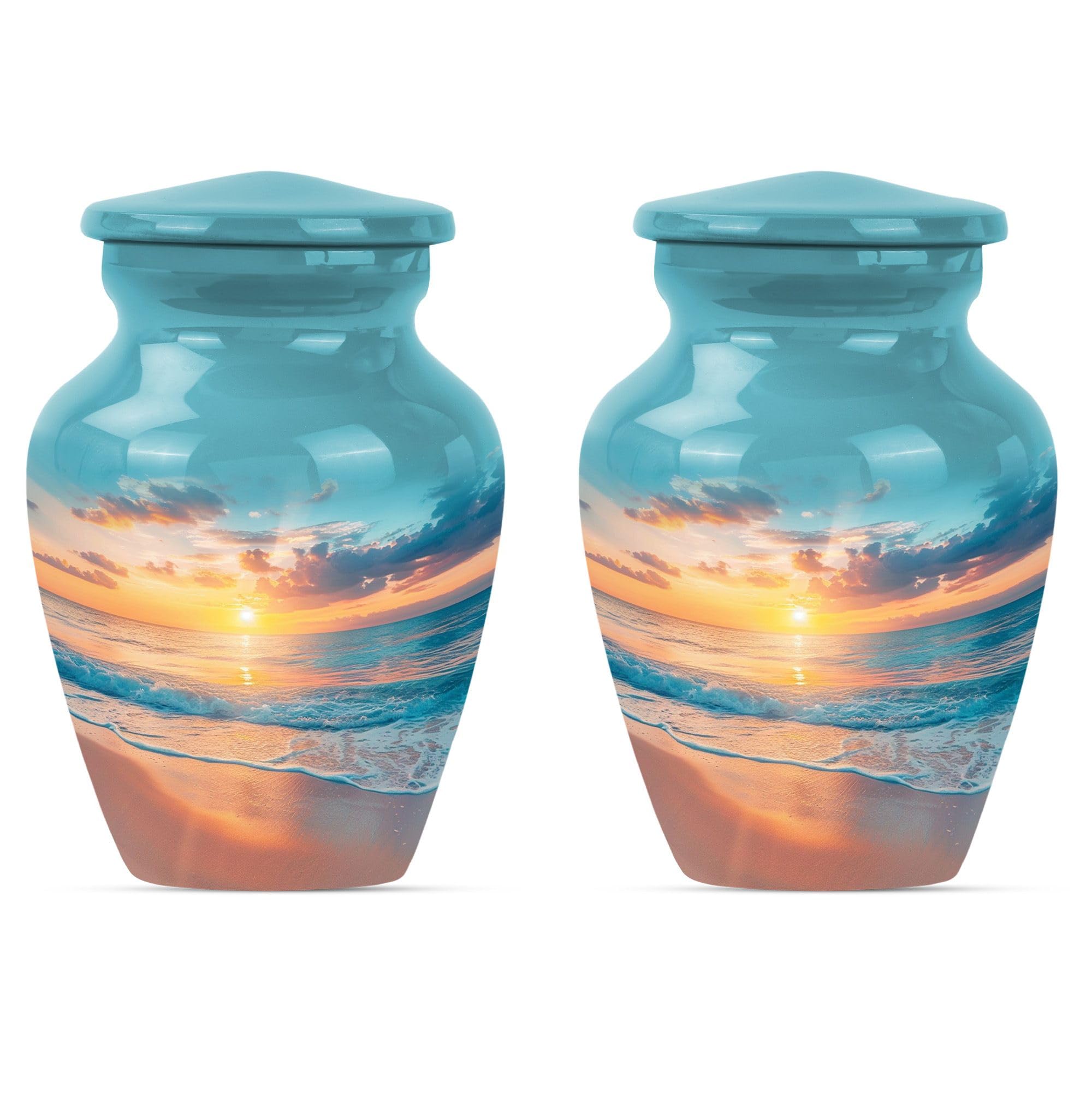 SUBSH Beach Urn - Small Urns for Human Ashes - Cremation Urns Adult ...
