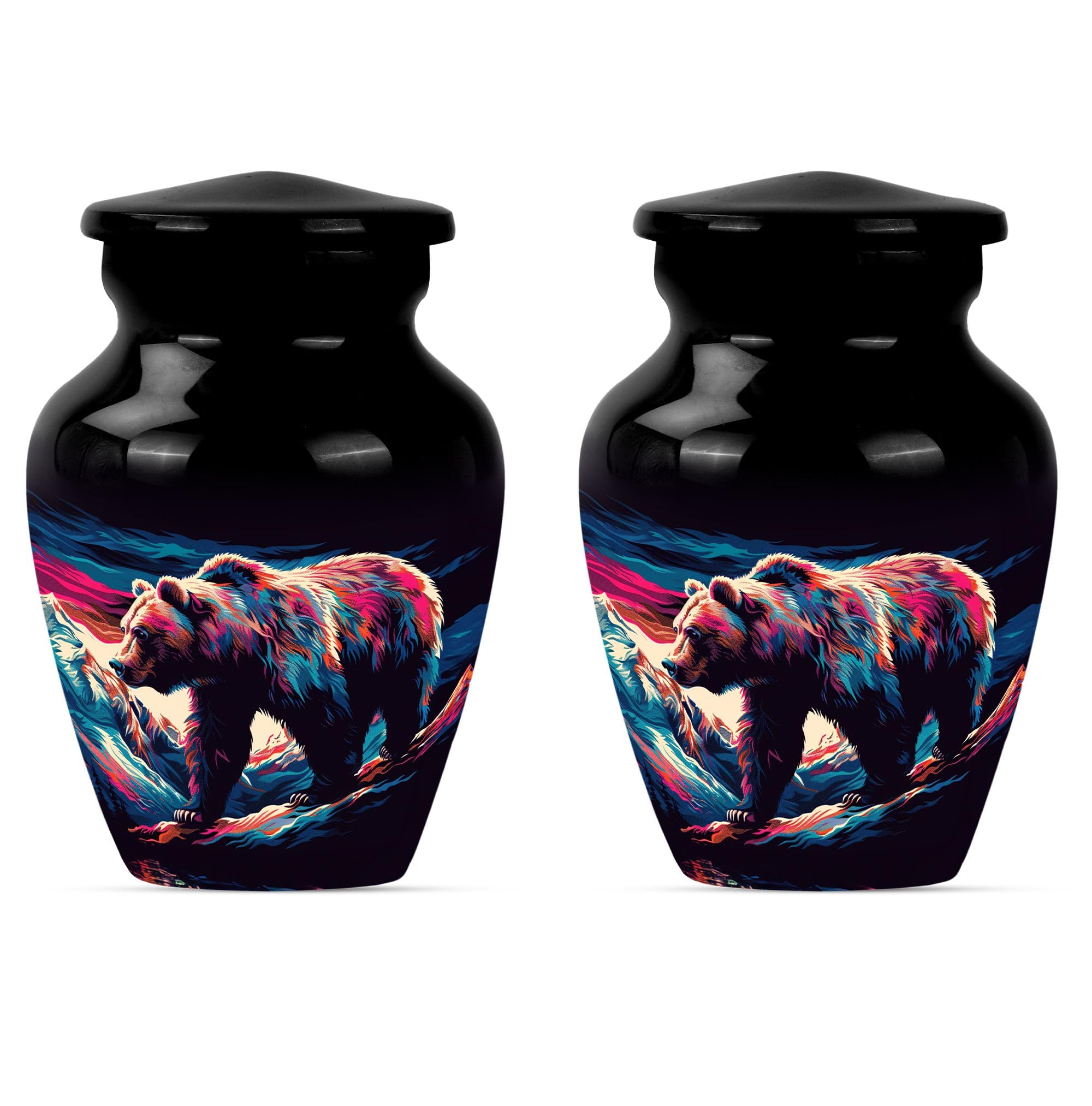 SUBSH Bear Urn - Cremation Keepsakes for Ashes - Urns for Ashes Adult ...