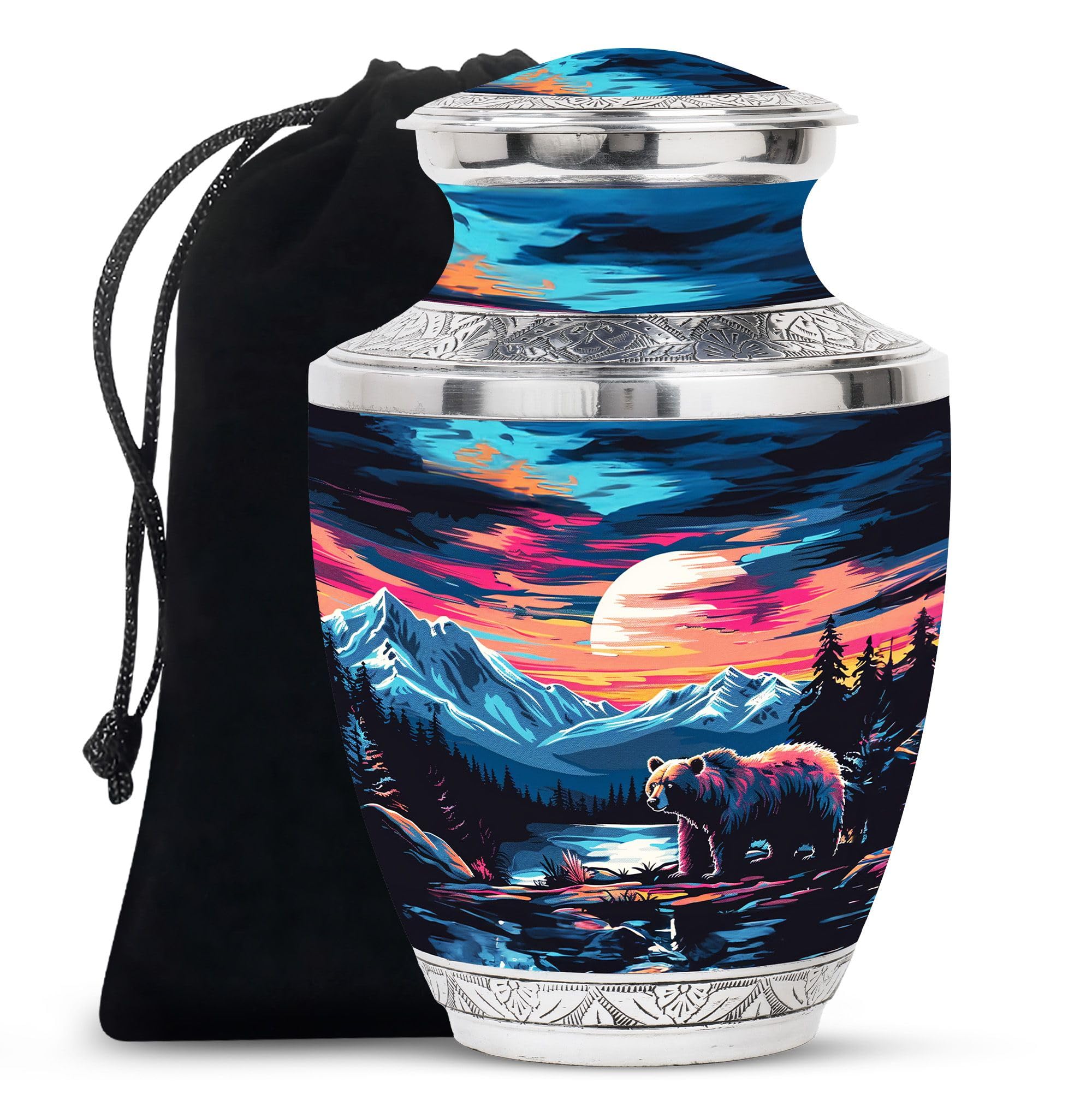 SUBSH Bear Urn - Decorative Urns - Cremation Companion Urns - Urns for ...