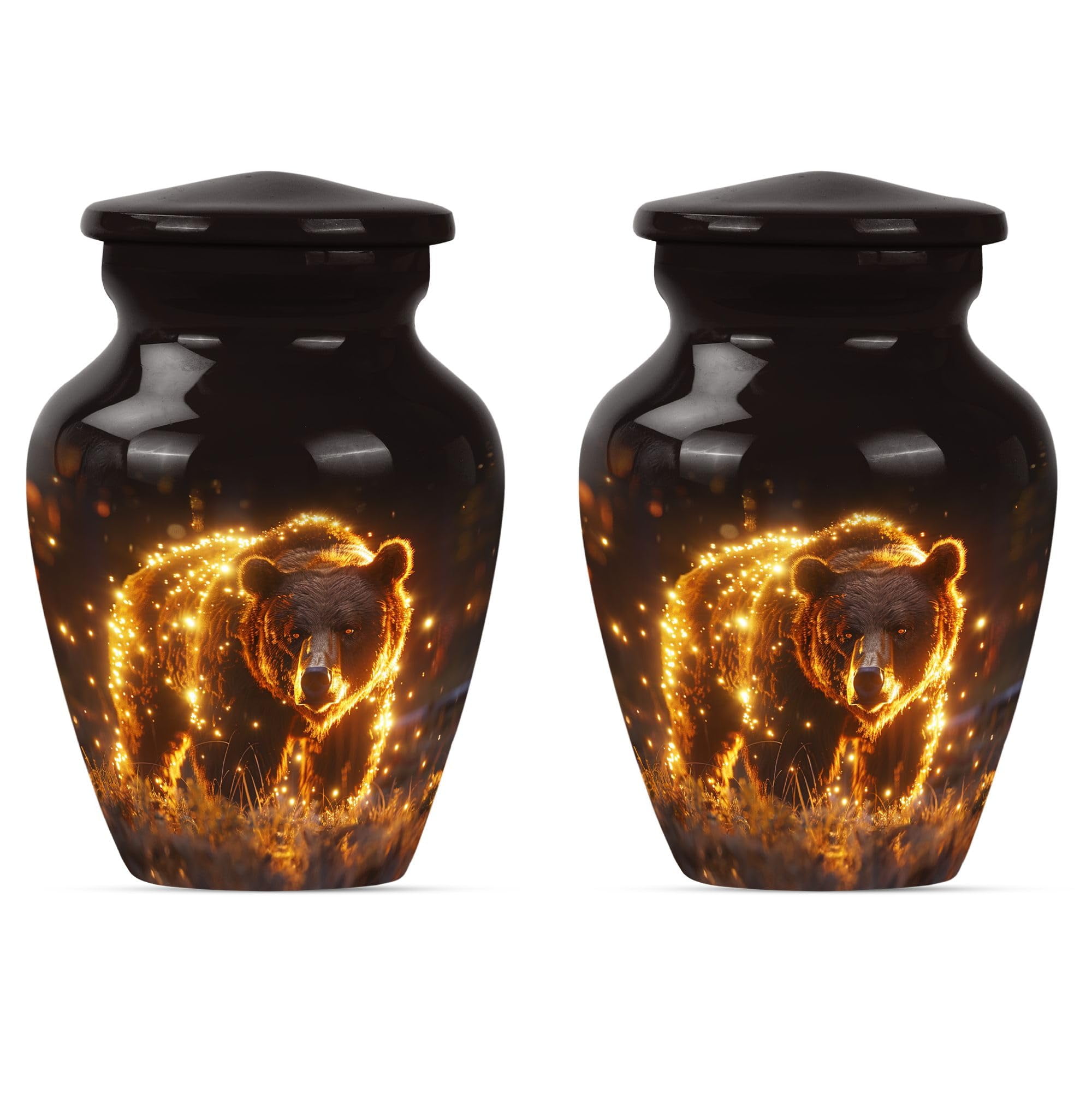 SUBSH Bear Urn - Mini Urn - Funeral Cremation Urns for Ashes - Urns for ...