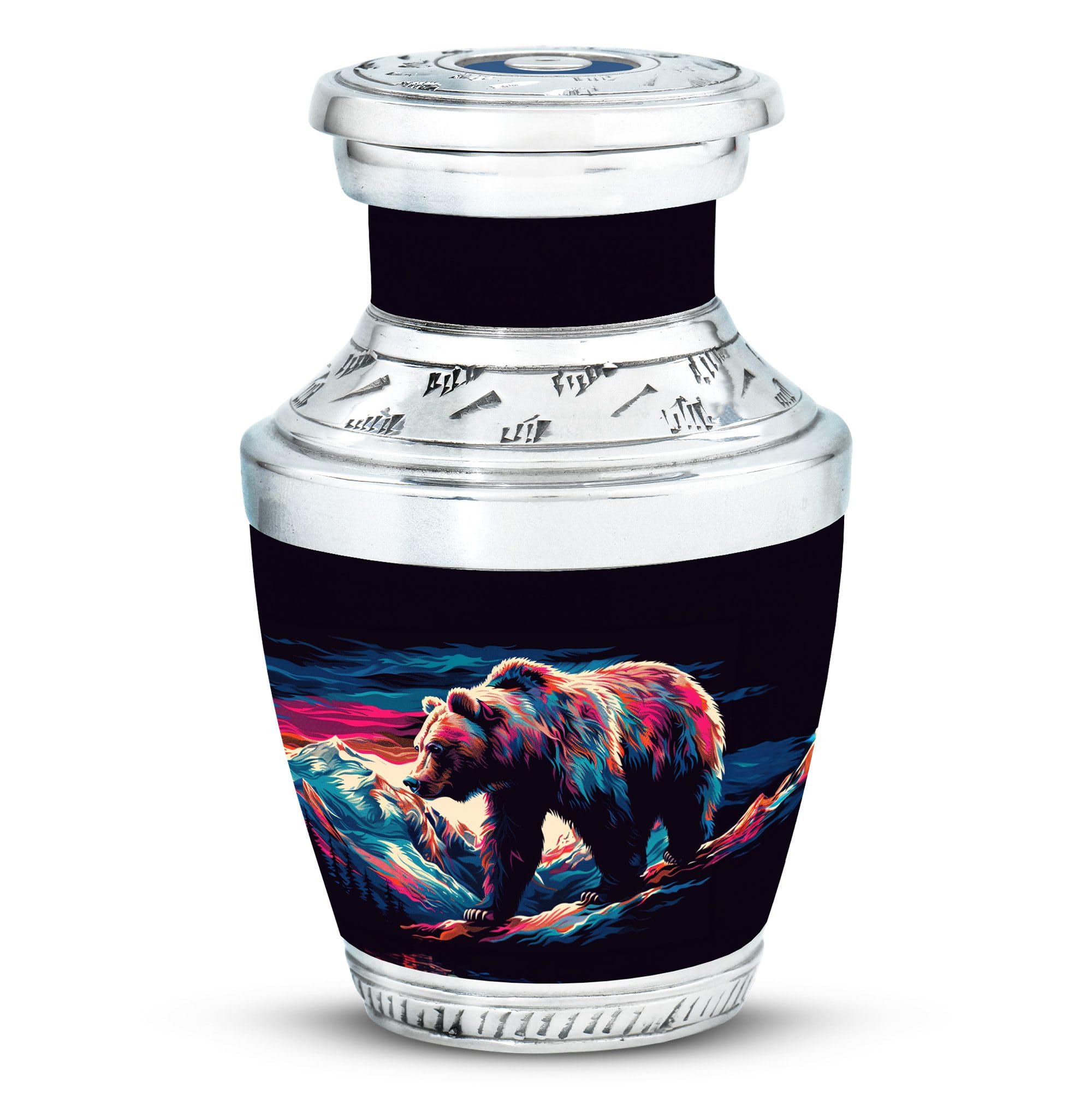 SUBSH Bear Urn - Mini Urn - Cremains Containers - Cremation Urns for ...