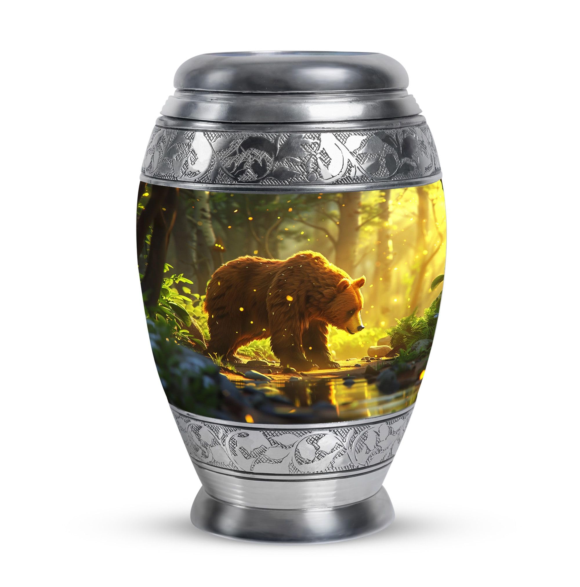 SUBSH Bear Urn - Small Urn for Ashes - Adult Urns for Human Ashes Women ...