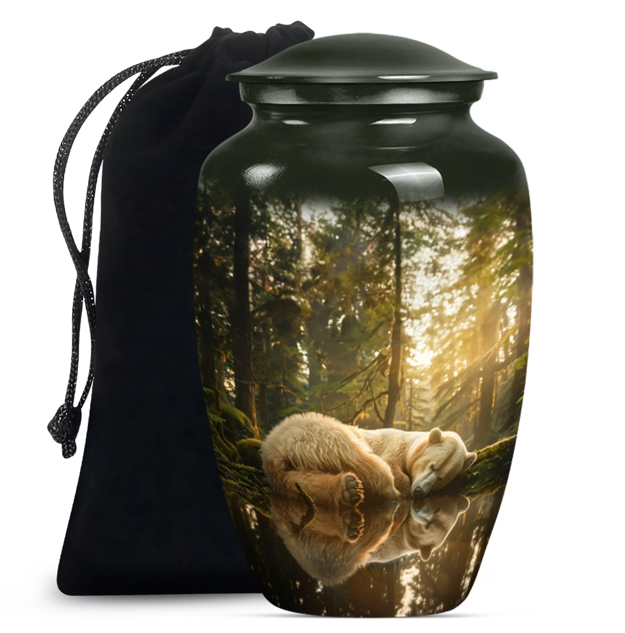 SUBSH Bear Urn - Urn for Ashes - Cremation Urns for Adult Ashes Men ...