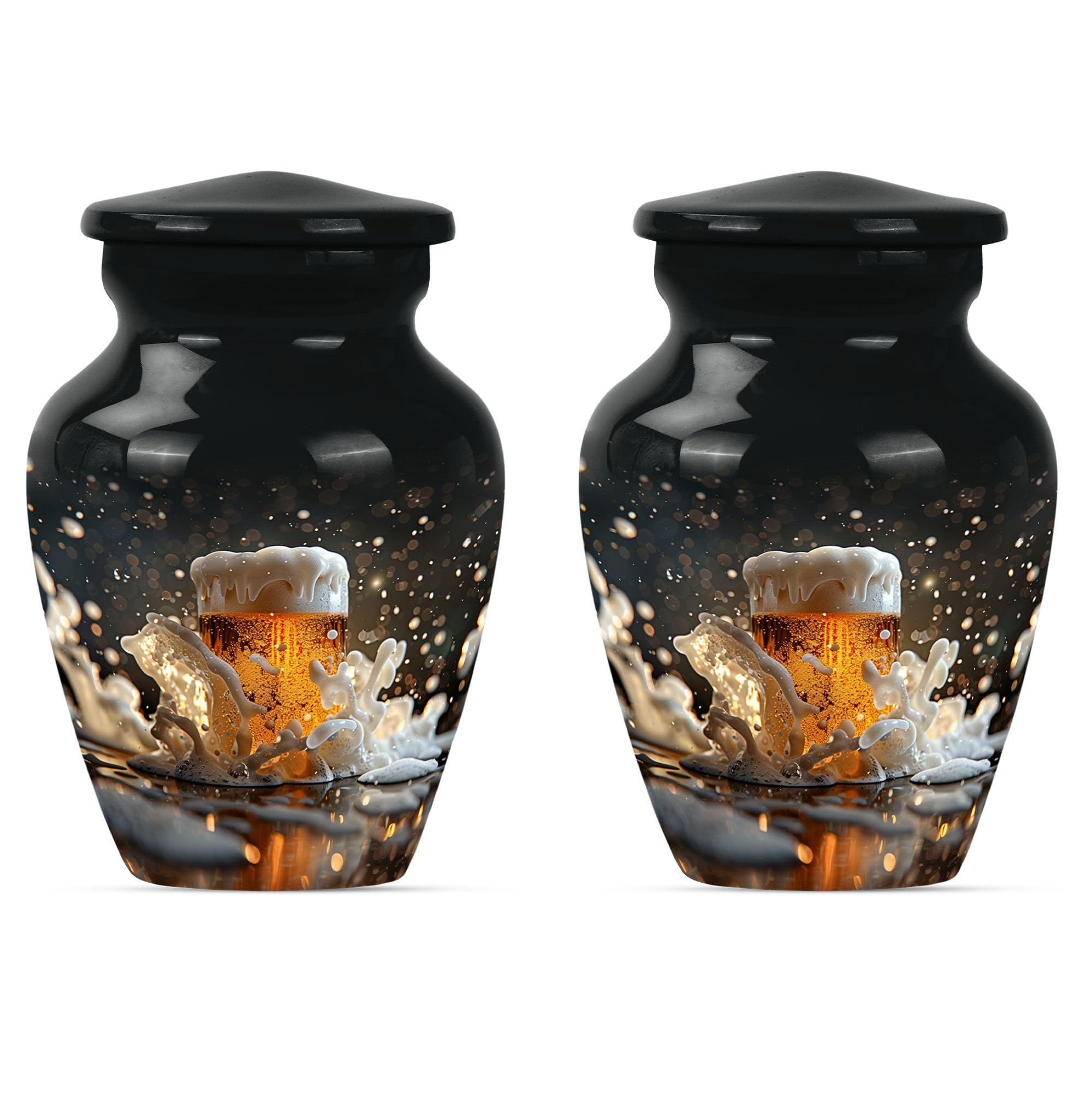 SUBSH Beer Urn - Cremation Keepsakes for Ashes - Adult Urns for Human ...
