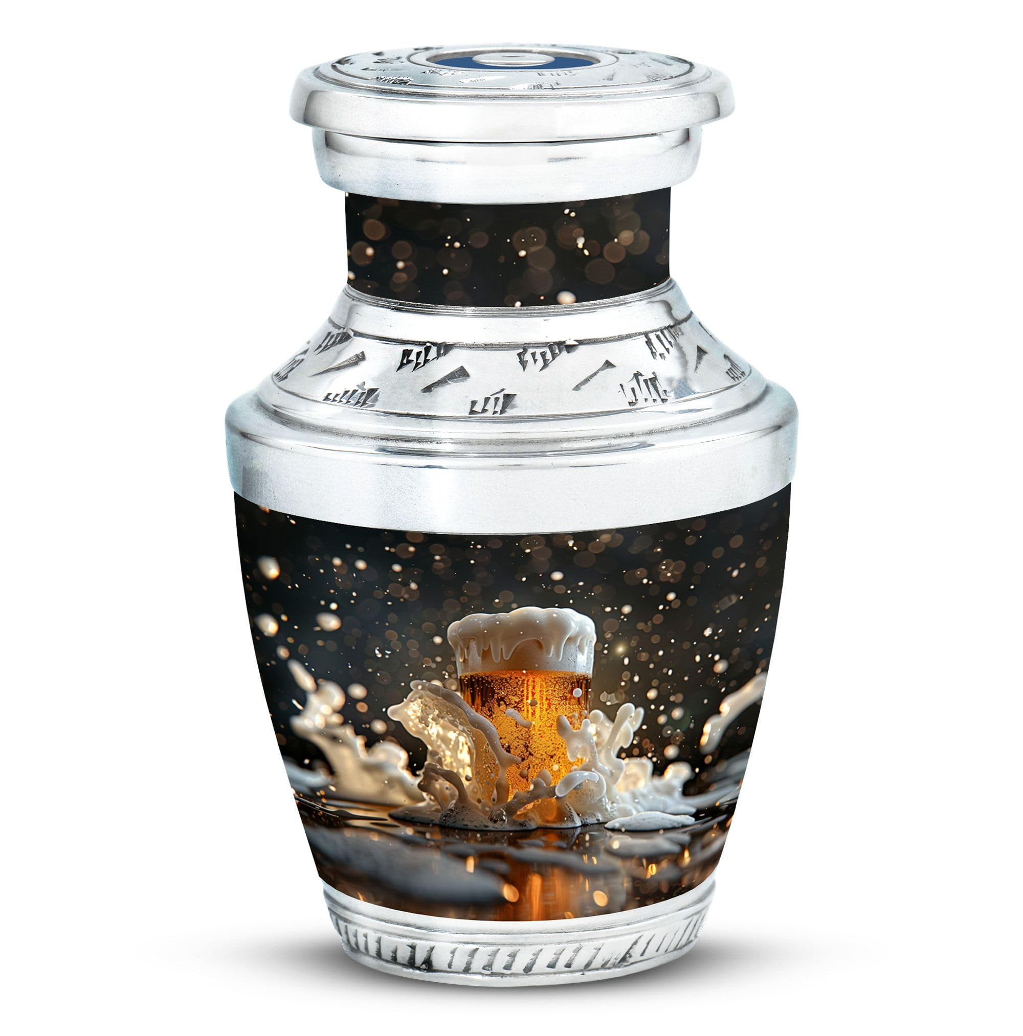 SUBSH Beer Urn - Mini Urn - Companion Urn - Adult Urns for Human Ashes ...