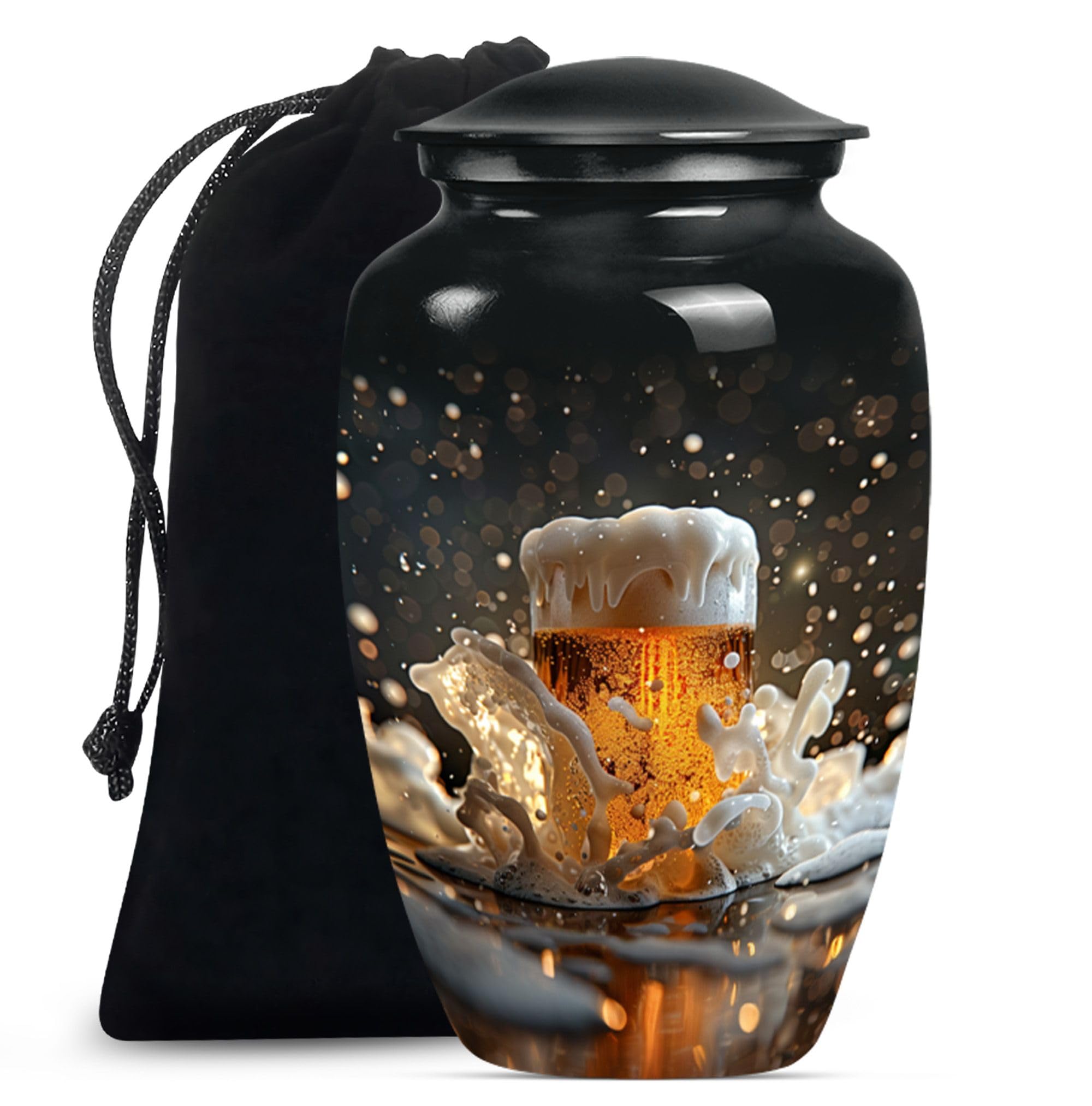 SUBSH Beer Urn - Urns for Human Ashes - Cremation Urn Human Ashes ...