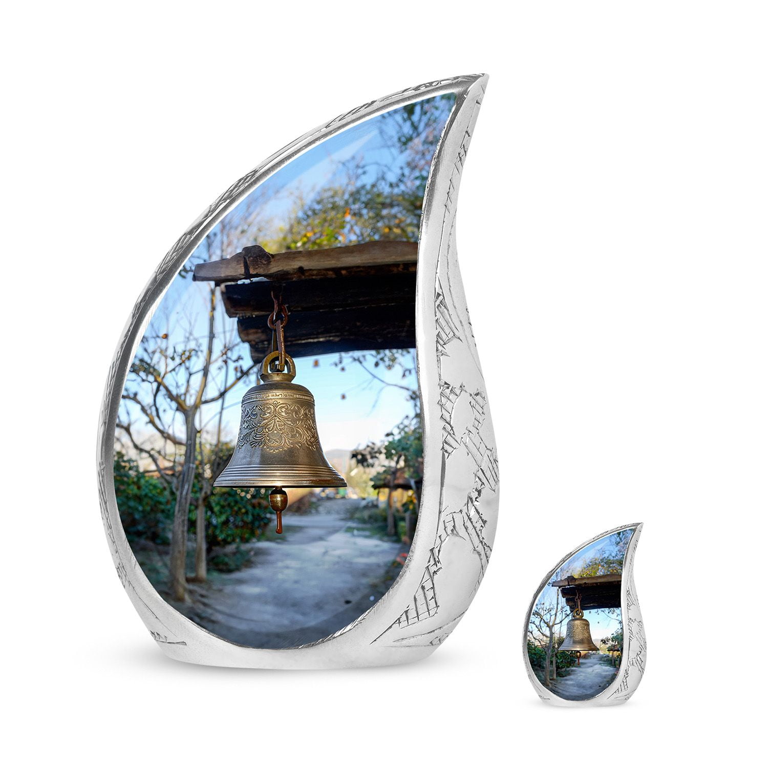 SUBSH Bell Adult Urns For Human Ashes - Small Urn For Ashes Dad - Small ...