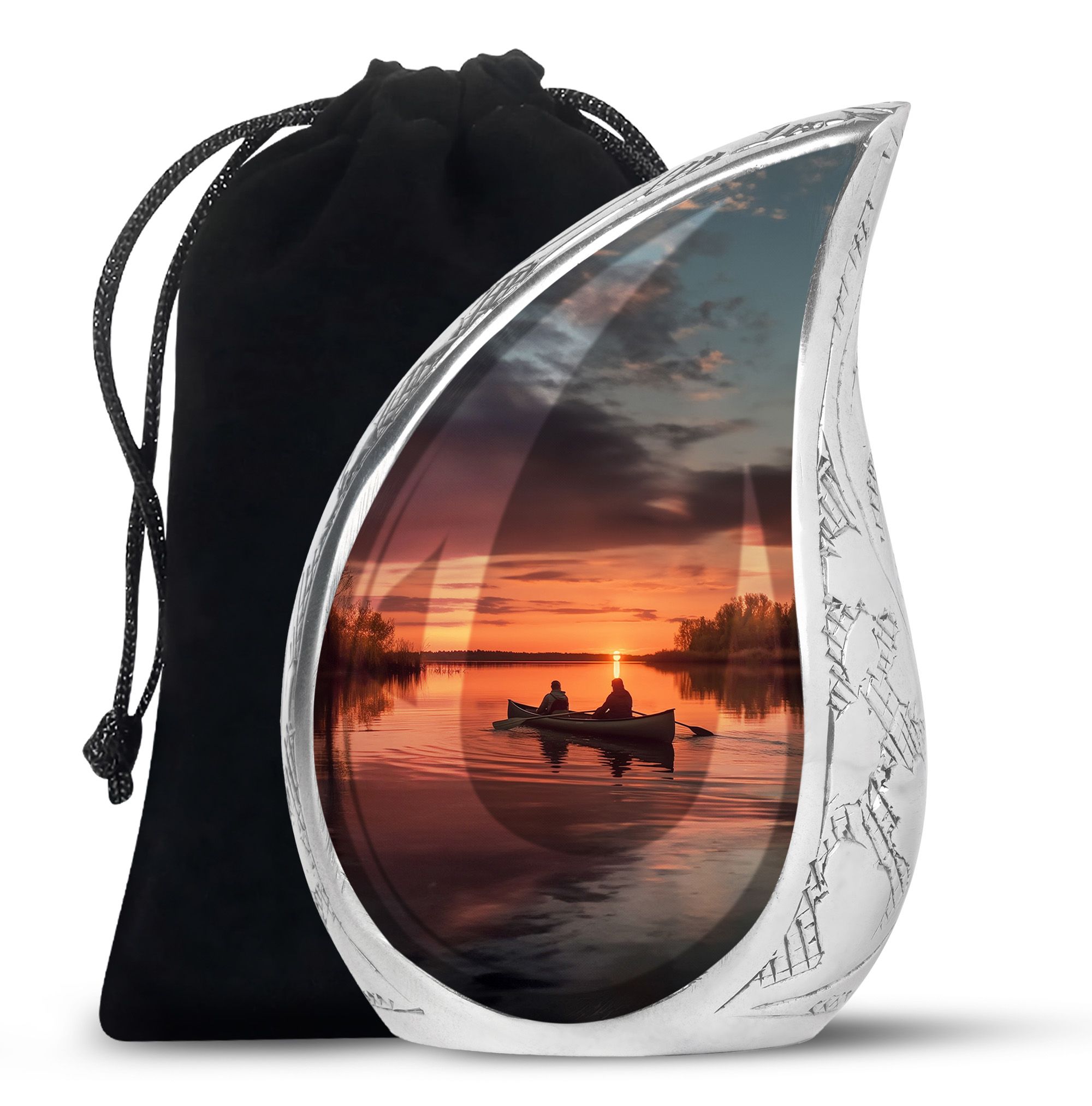 SUBSH Boating In Sunset - Adult Urns For Human Ashes Women - Urn For ...