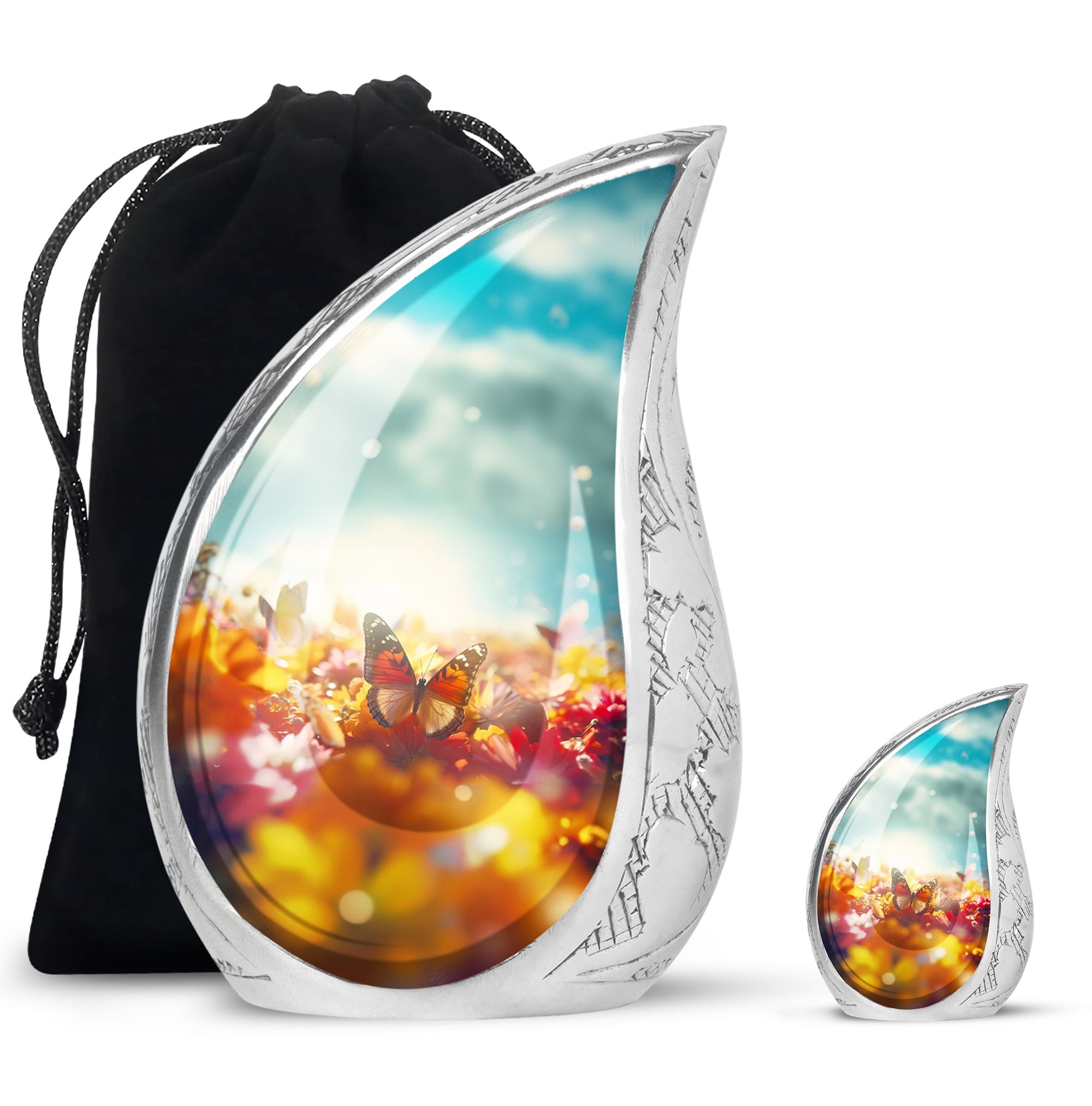 SUBSH Butterfly - Urn For Ashes Adult Male - Urns For Women Human Ashes ...