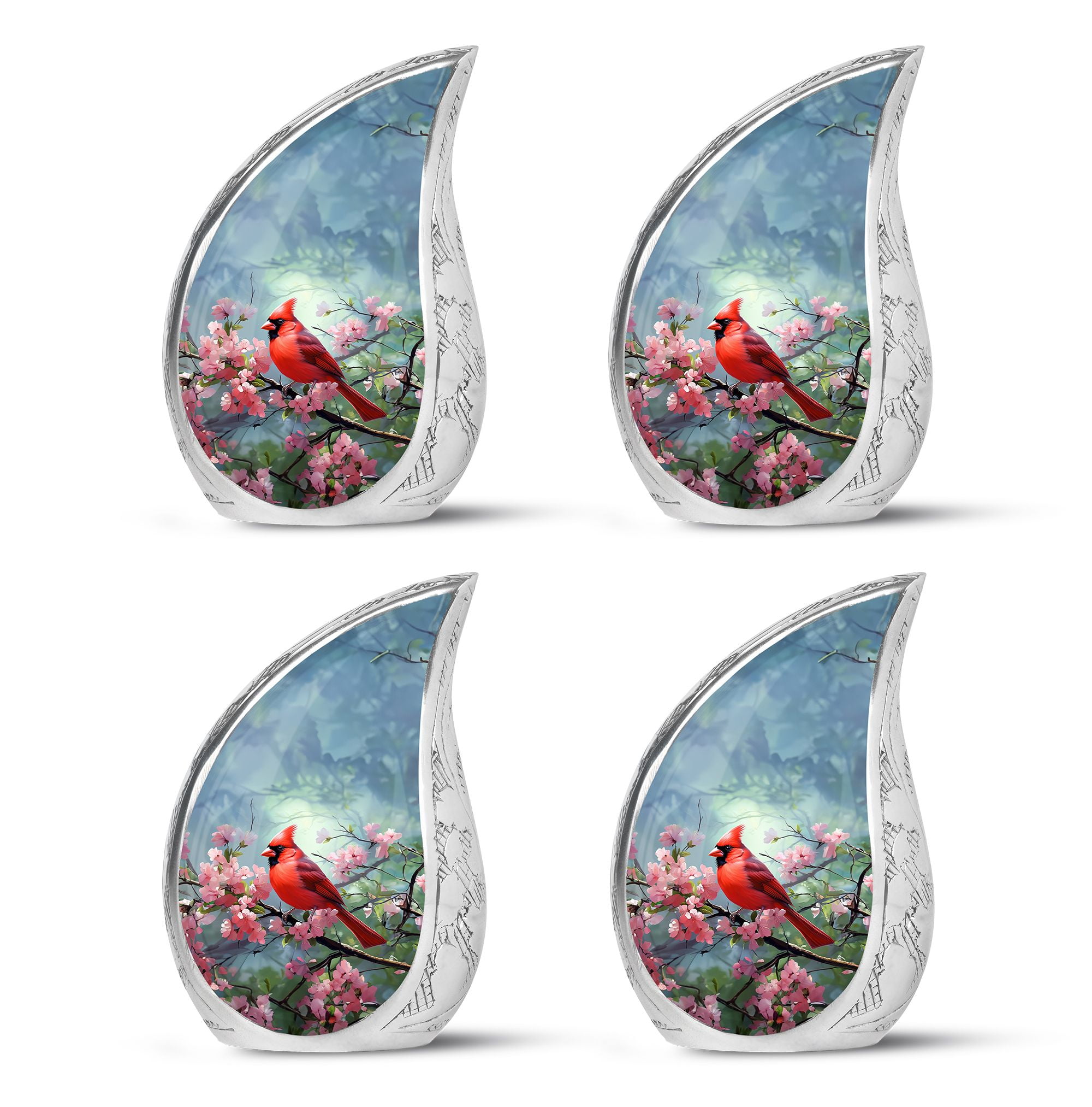 SUBSH Cardinal Birds - Urn For Ashes Adult - Urns Human Ashes - Urn For ...