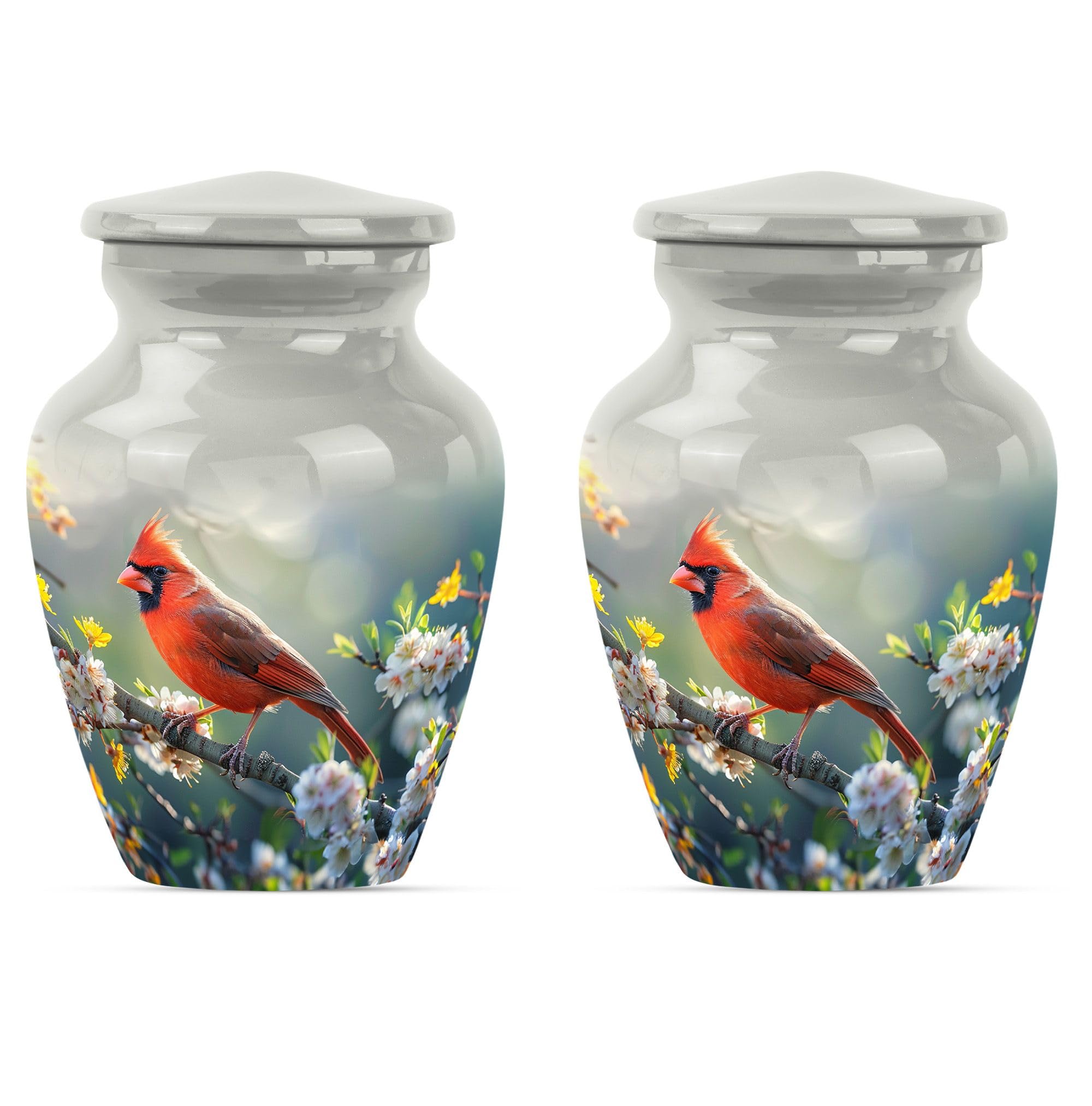 SUBSH Cardinal Cremation Urn - Mini Urns - Funeral Cremation Urns for ...