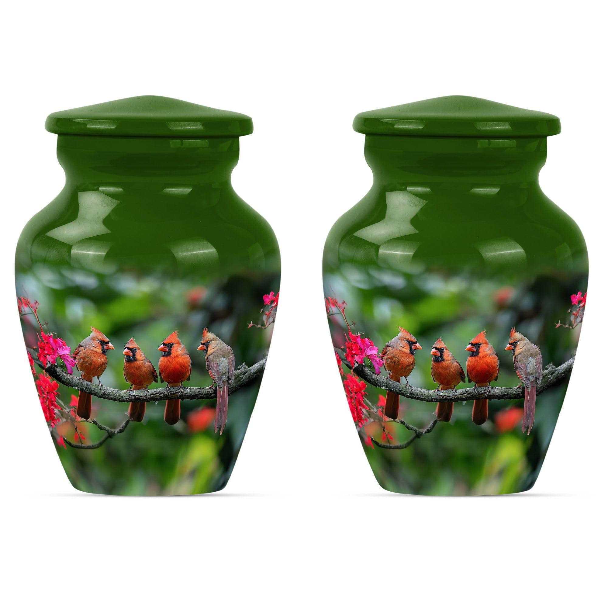 SUBSH Cardinal Cremation Urn - Small Urns for Human Ashes - Ashes Urn ...