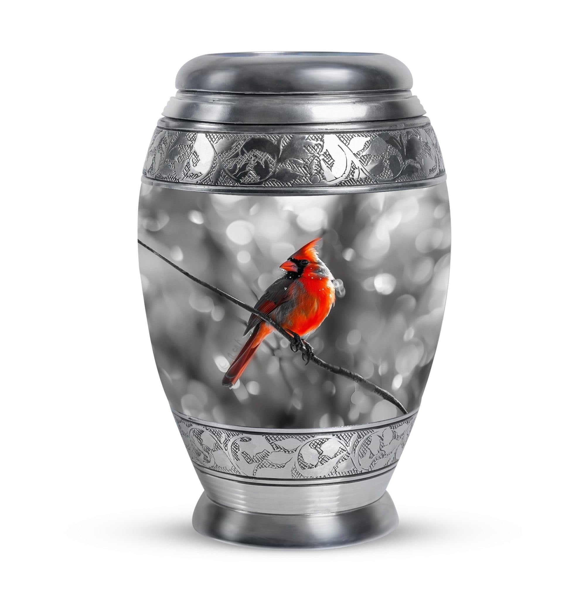 SUBSH Cardinal Urn Small - Small Urn for Ashes - Burial Urns for Human ...
