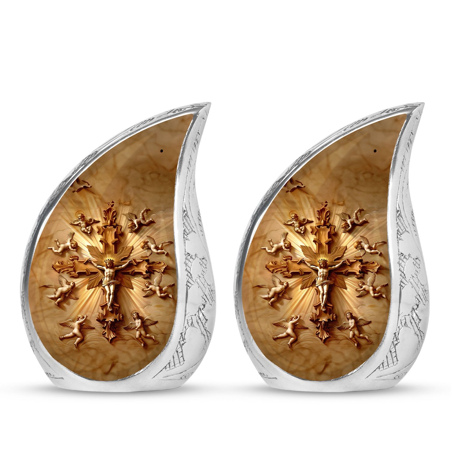 SUBSH Catholic Ash Urns For Humans - Urns For Human Ashes Small Adult ...