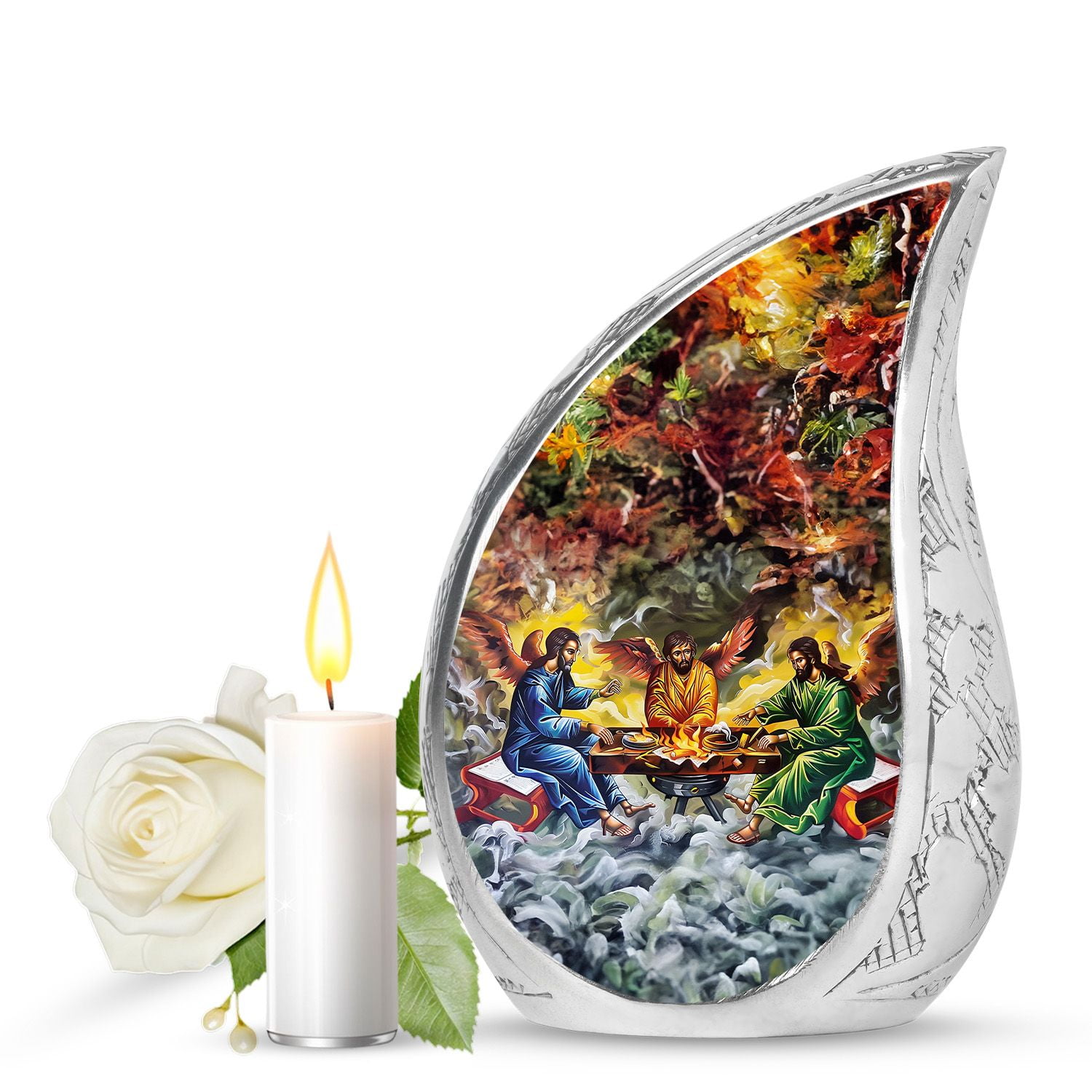SUBSH Catholic Cremation Urn Human Ashes - Urns For Ashes Adult Male ...