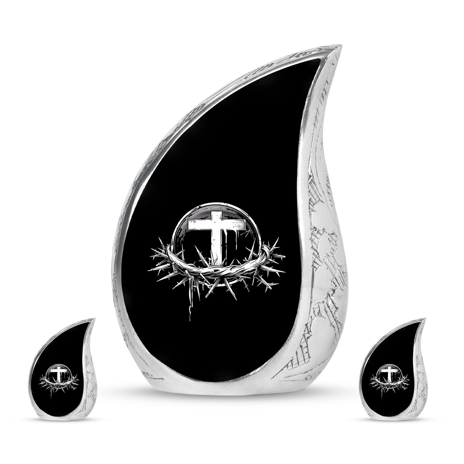 SUBSH Catholic Cremation Urns For Burial - Urn For Adult Female Ashes ...