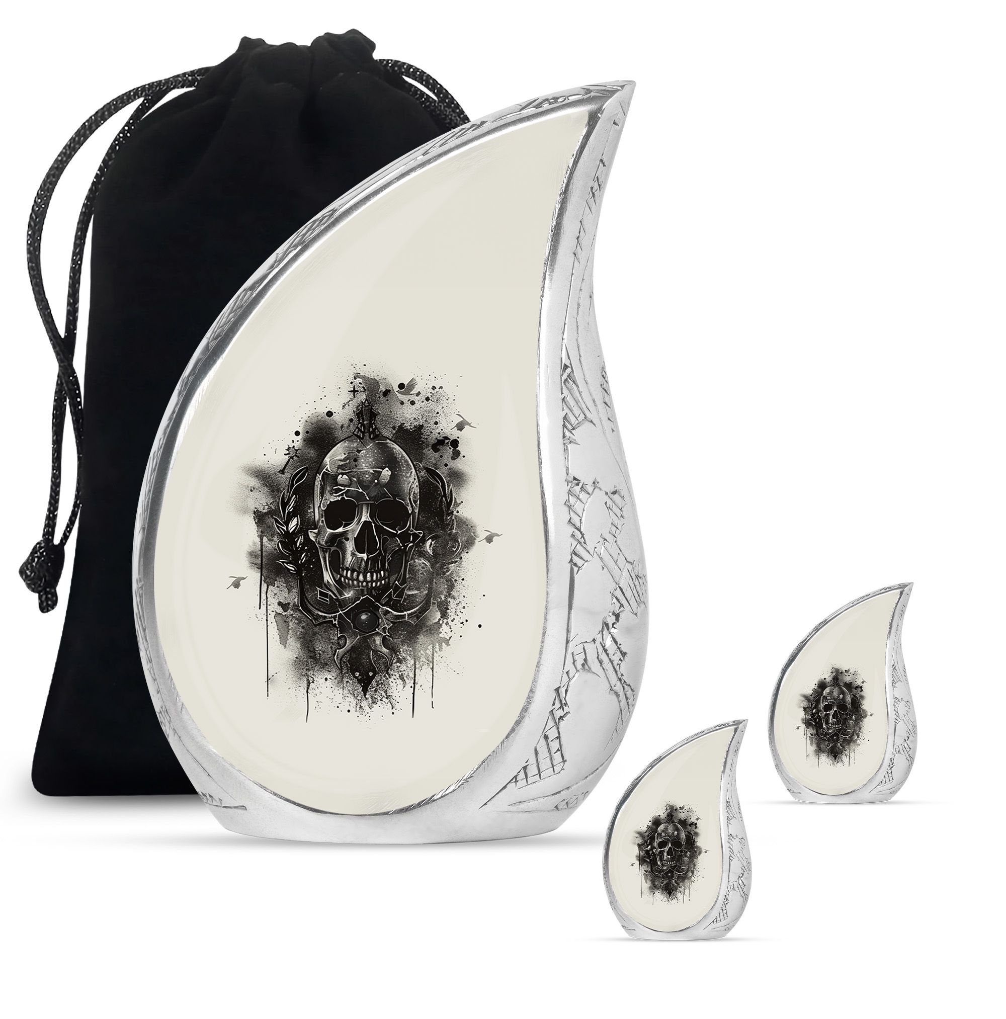 SUBSH Catholic Cremation Urns For Men - Urn For Human Ashes Adult Men ...