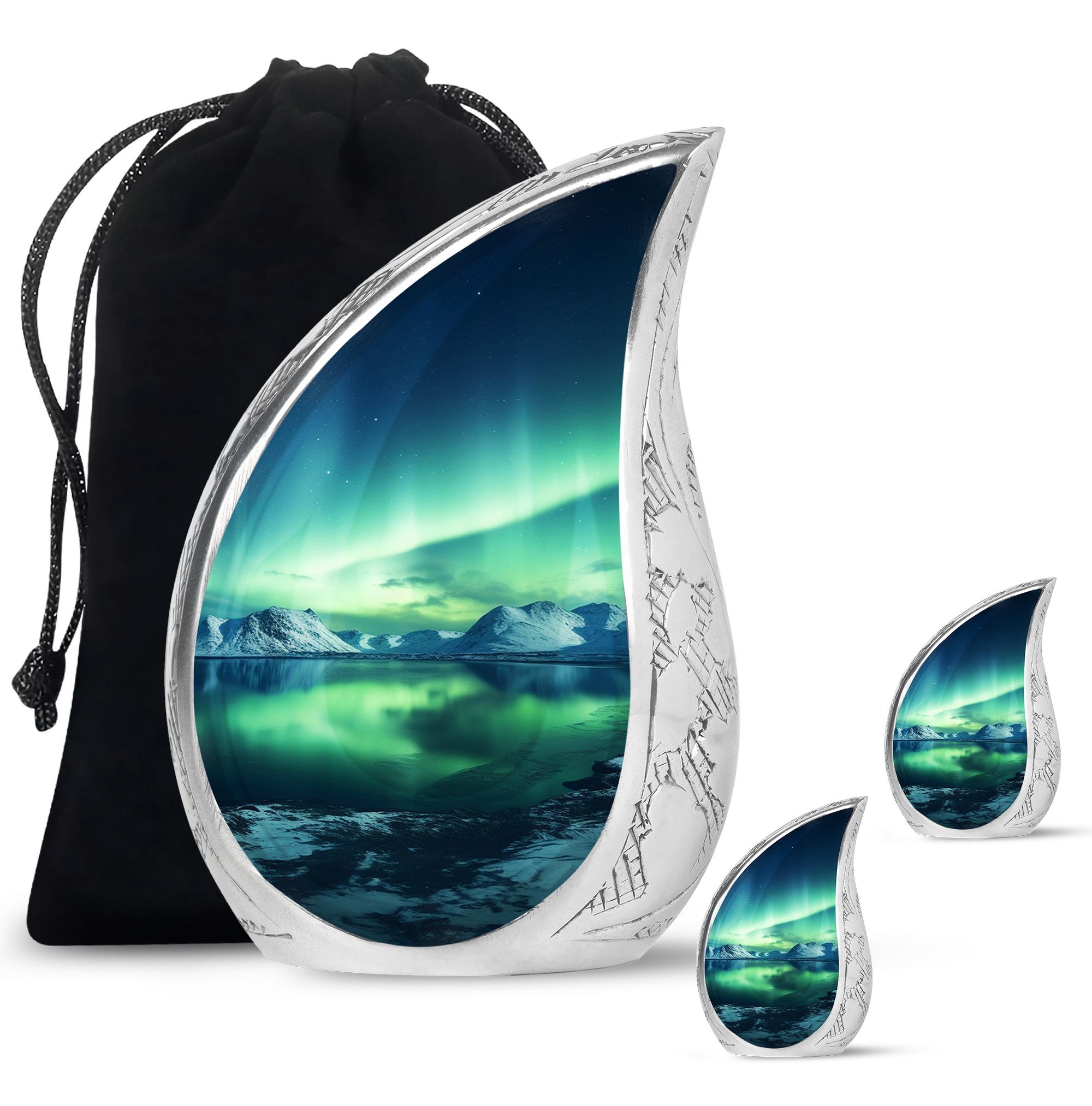 SUBSH The Celestial Dance Of The Aurora Over Tranquil Waters - Adult ...