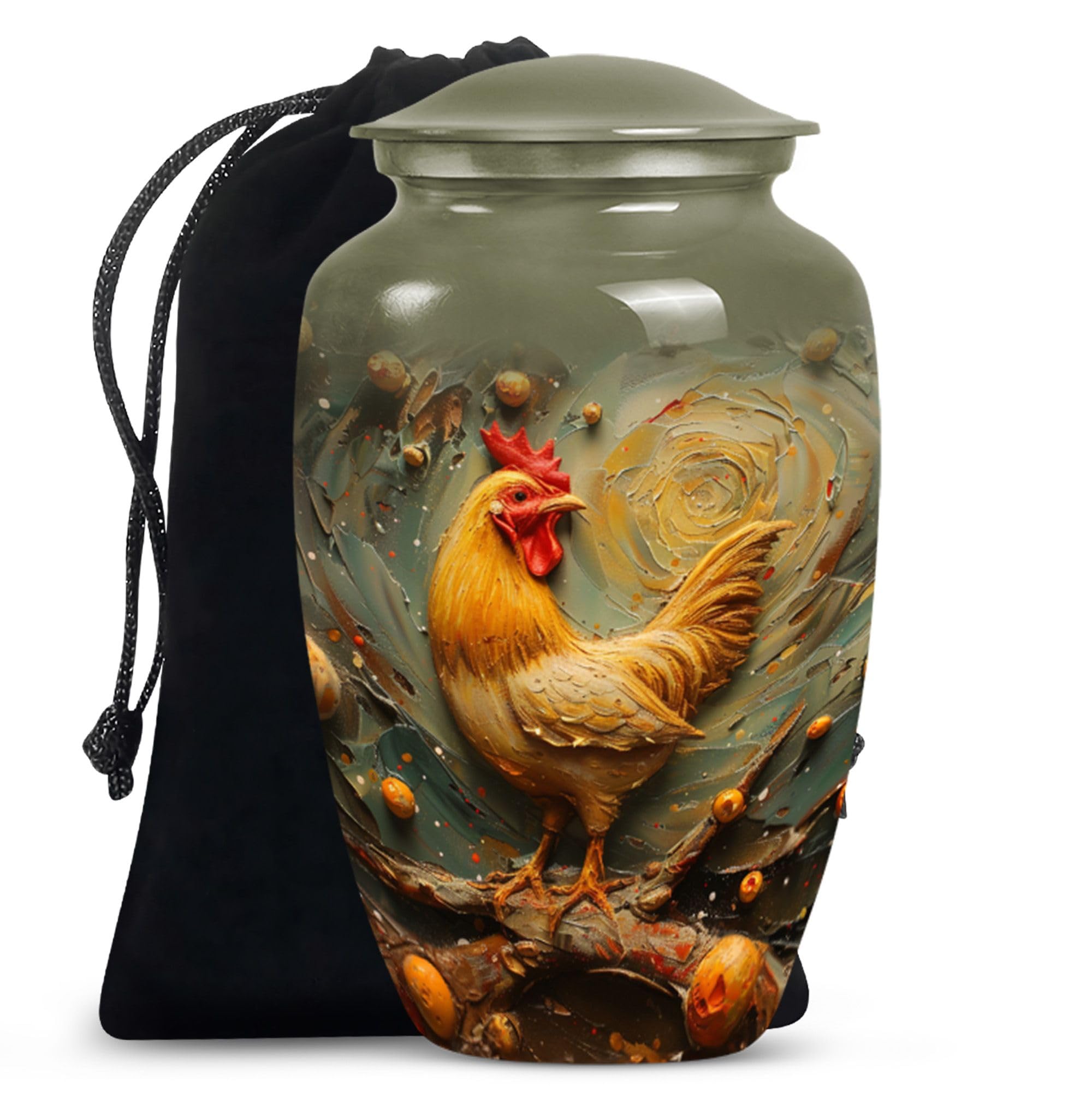 SUBSH Chicken Urn - Cremation Urn - Ashes Urn - Adult Urns for Human ...