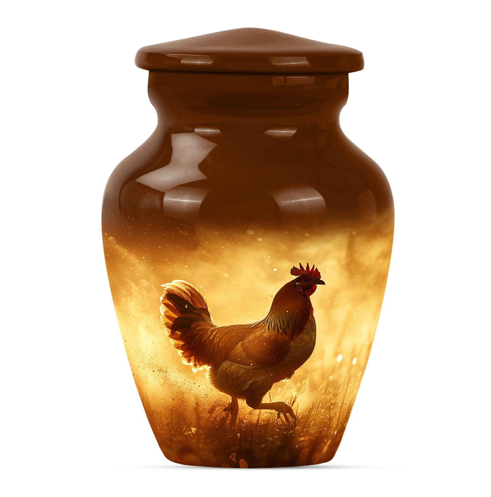 SUBSH Chicken Urn - Memorial Keepsakes for Ashes - Urns for Human Ashes ...