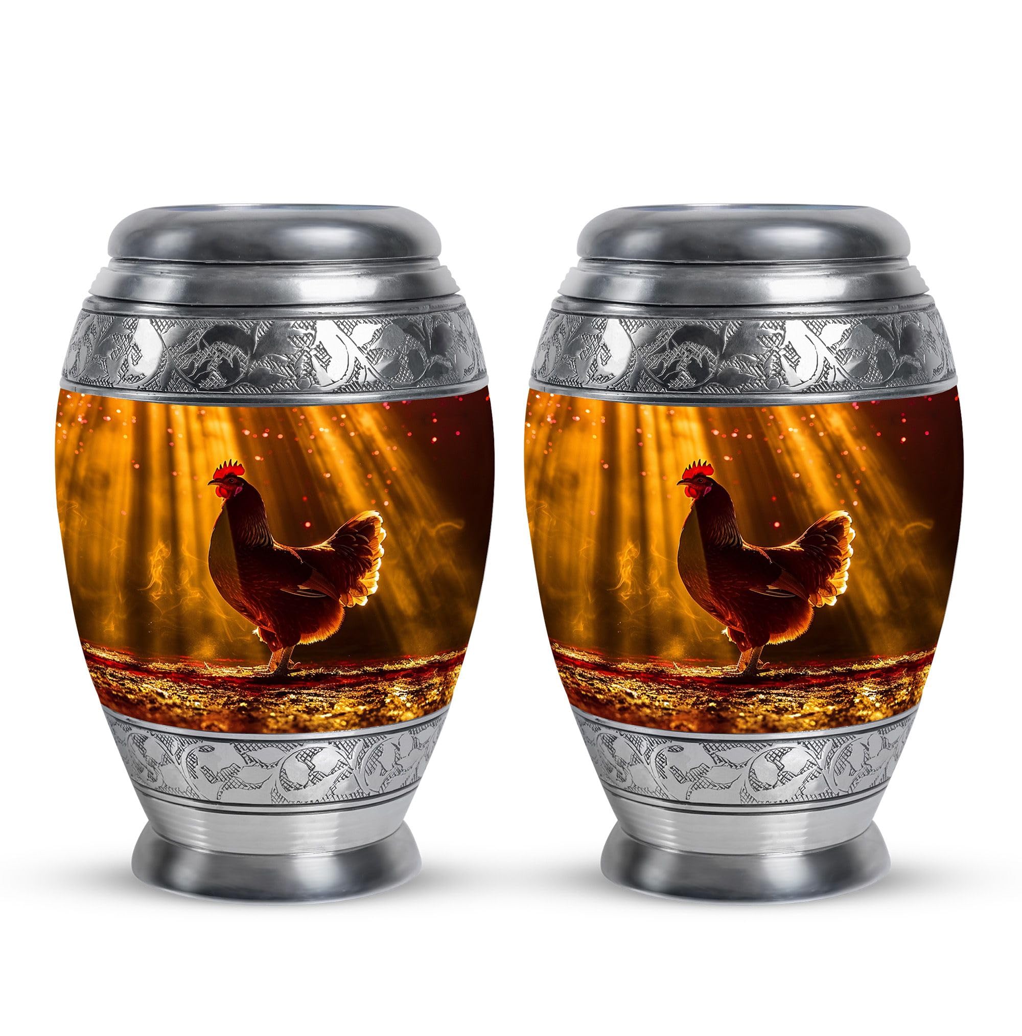 SUBSH Chicken Urn - Mini Urns - Urn for Ashes Adult Male - Funeral Urns ...