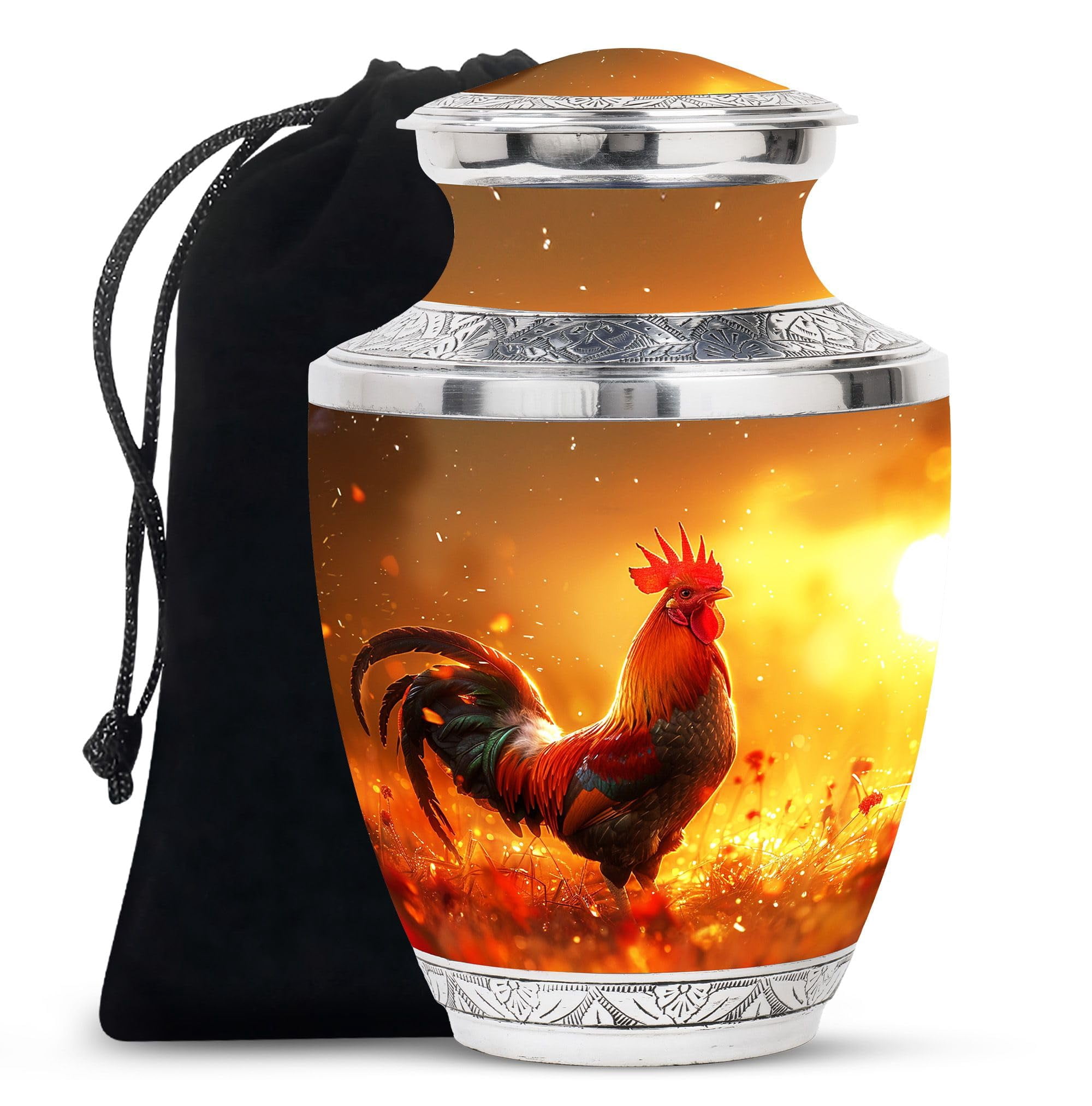 SUBSH Chicken Urn - Urns for Ashes Adult Male - Urn for Human Ashes ...