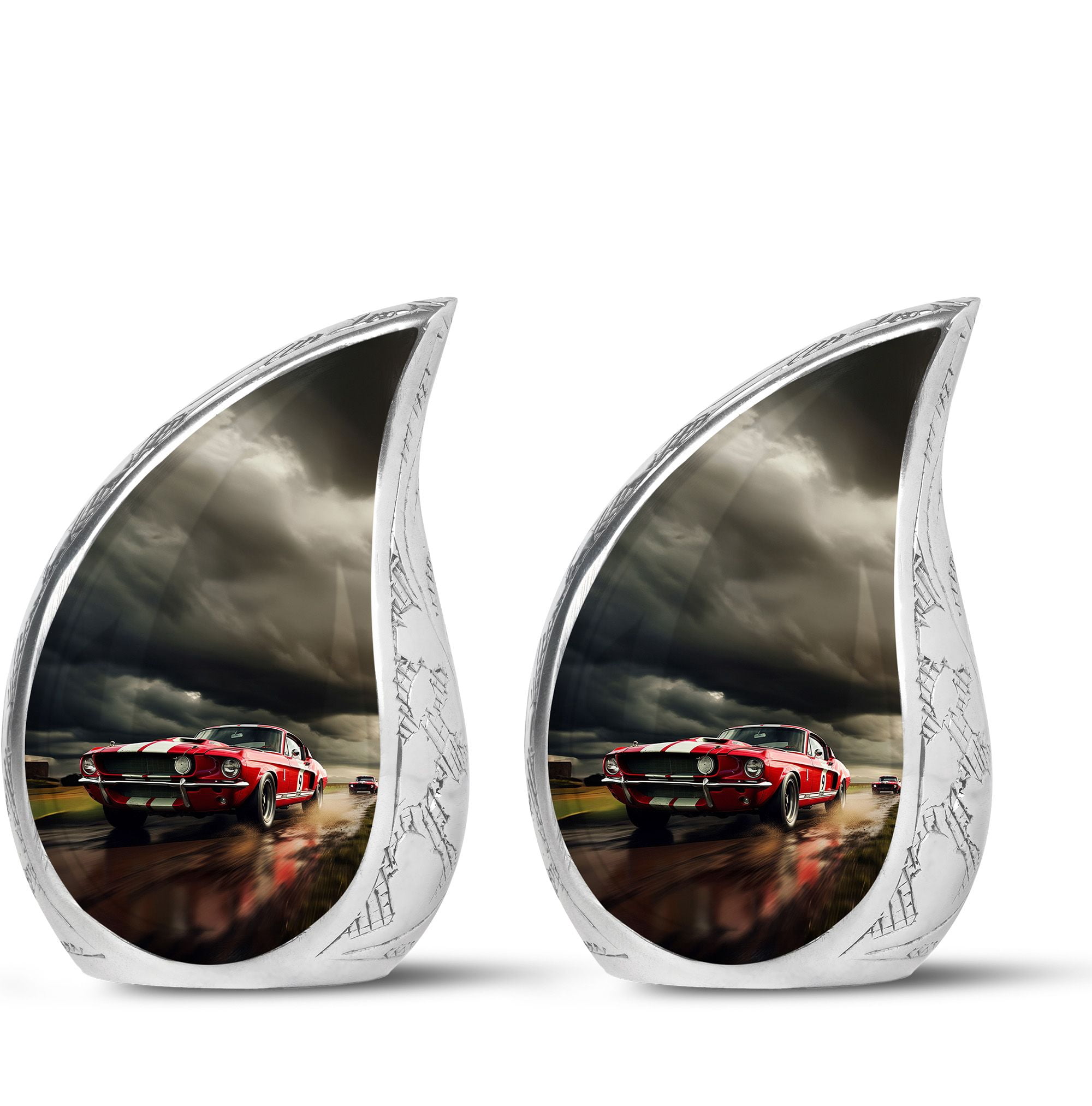 SUBSH Classic Muscle Cars Racing - Small Urns For Human Ashes Adult ...