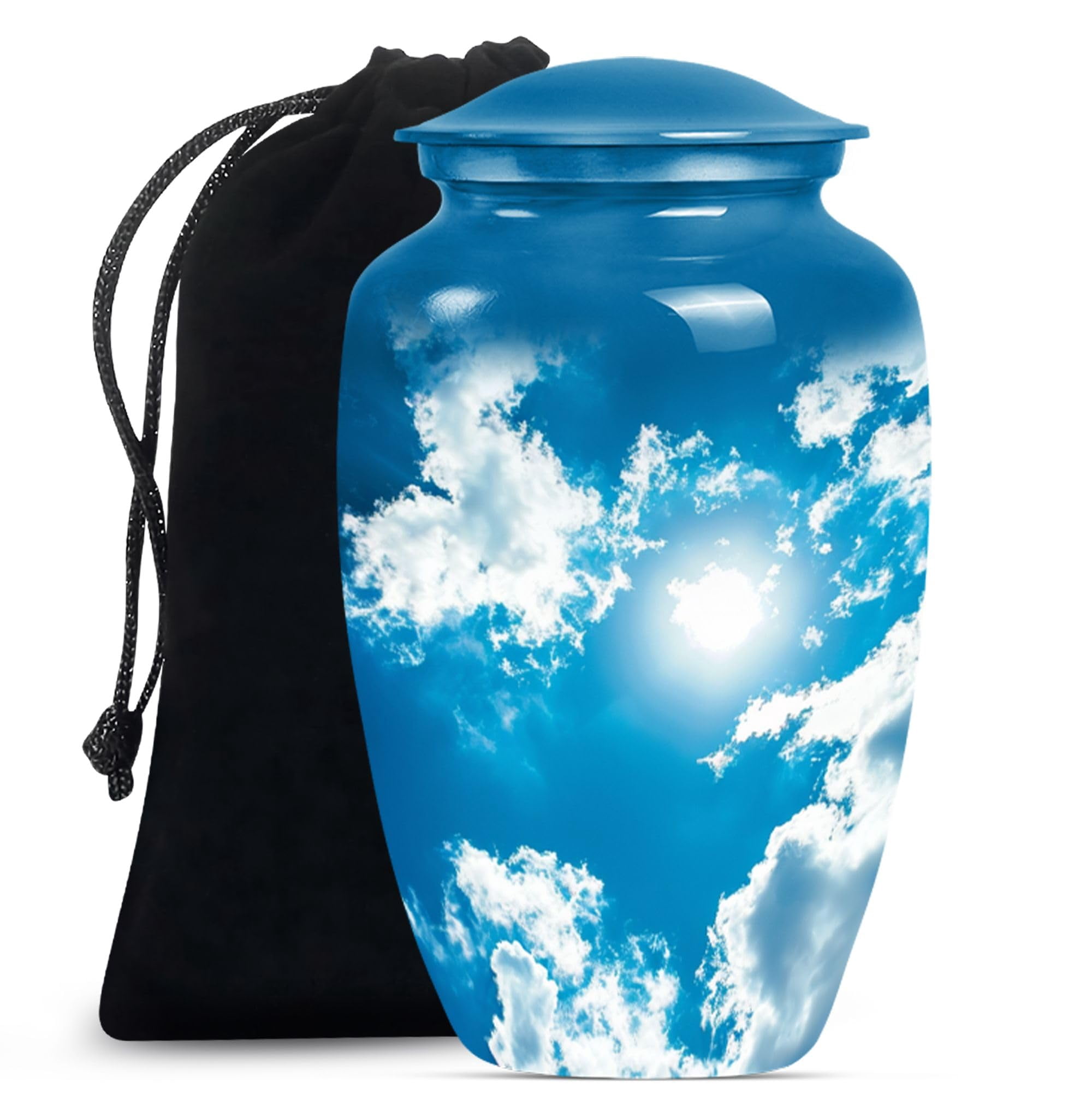 SUBSH Clouds Urn - Medium Urns for Human Ashes - Ash Holders for Human ...