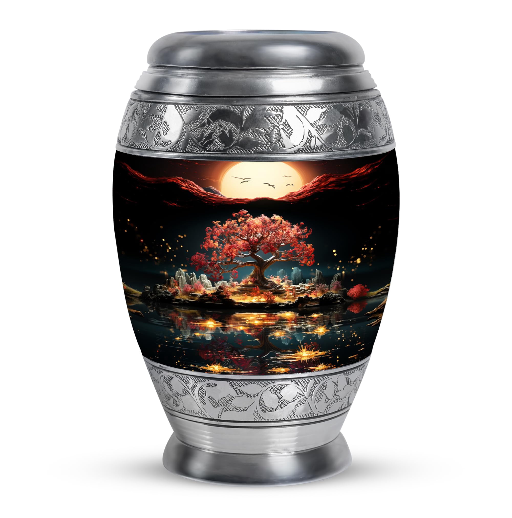 SUBSH Crimson Eclipse Sanctuary - Small Urns for Human Ashes - Small ...