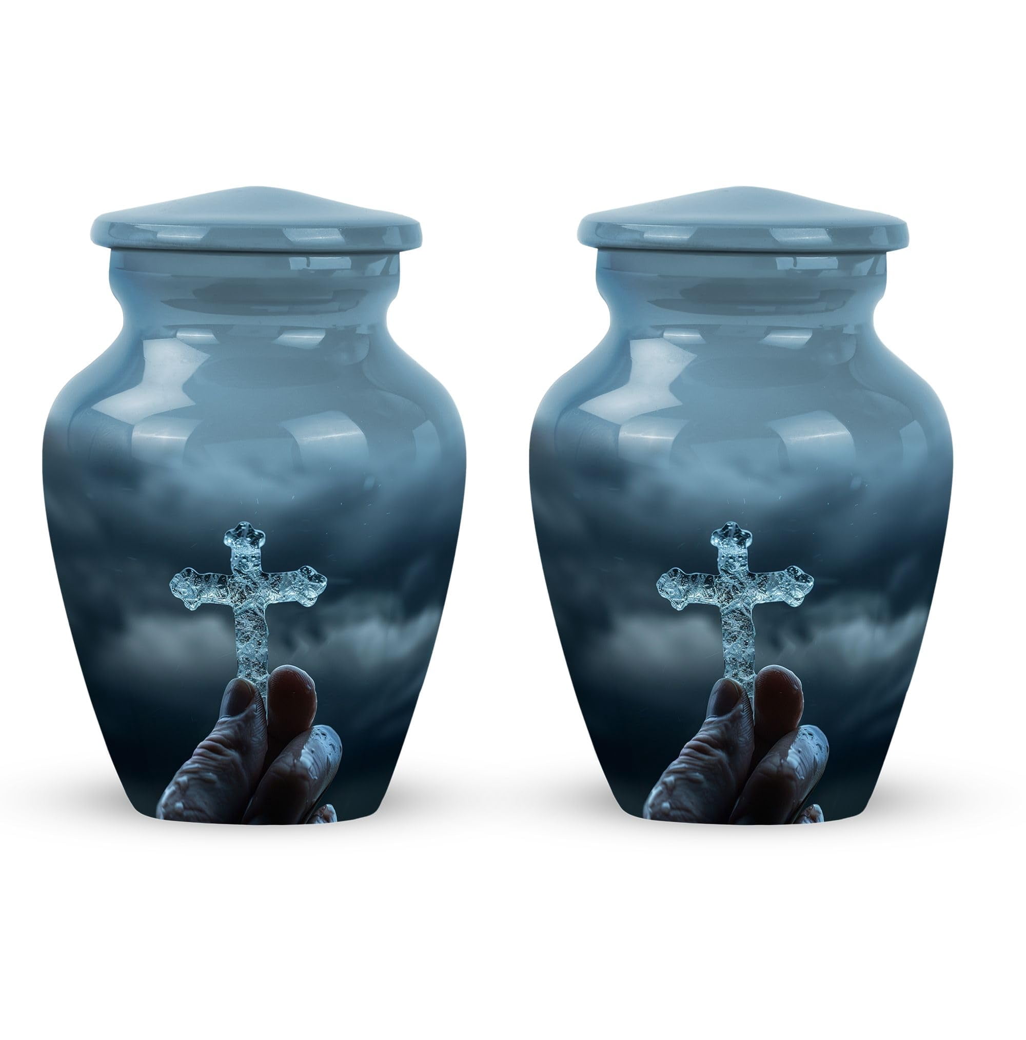 SUBSH Crystal Faith - Cremation Keepsakes - Urns for Burial In Ground ...