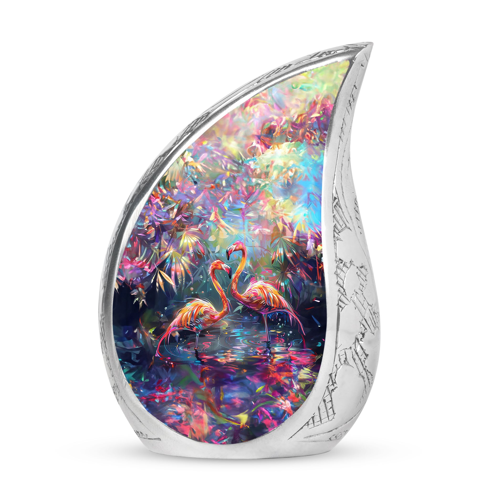 SUBSH Crystal Garden Flamingo Dance - Urn For Ashes For Women - Urns ...