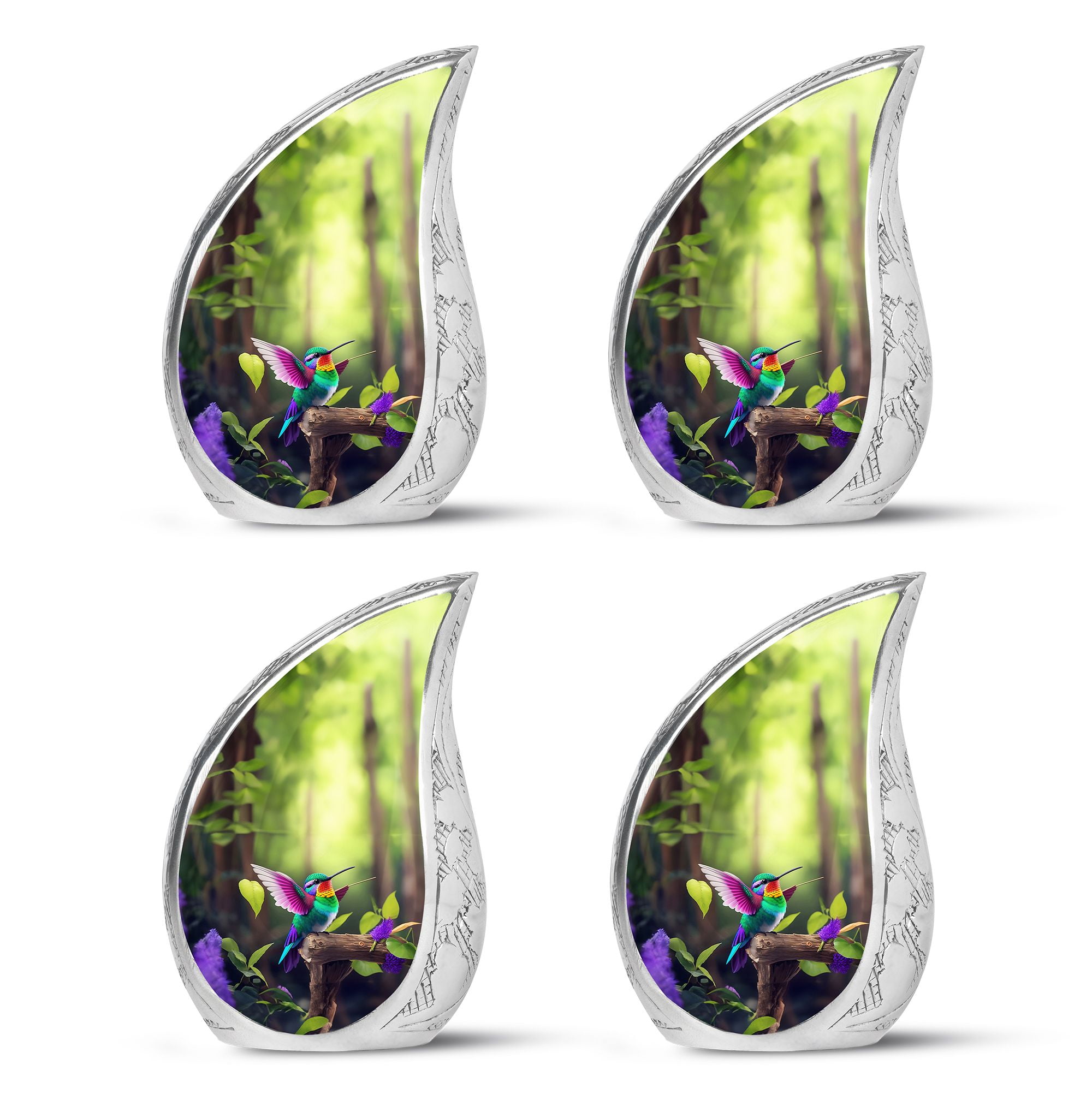 SUBSH Cute Hummingbird With Colorful Plumage - Urn For Ashes For Women ...