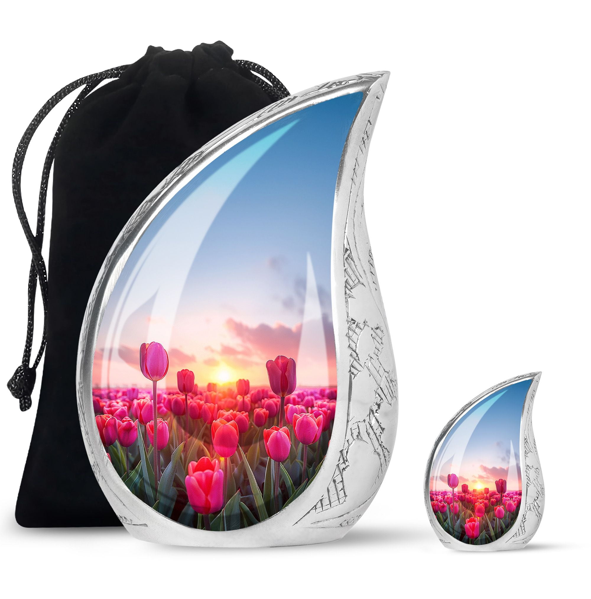 SUBSH Dawn Crimson Kiss - Cremation Urn Human Ashes - Urns For Burial ...