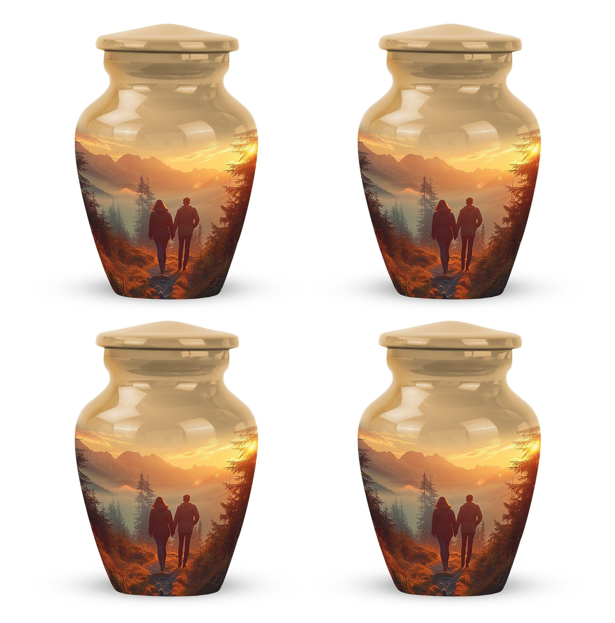 SUBSH Dawn's Gentle Embrace - Small Urns for Dad - Urns for Cremation ...