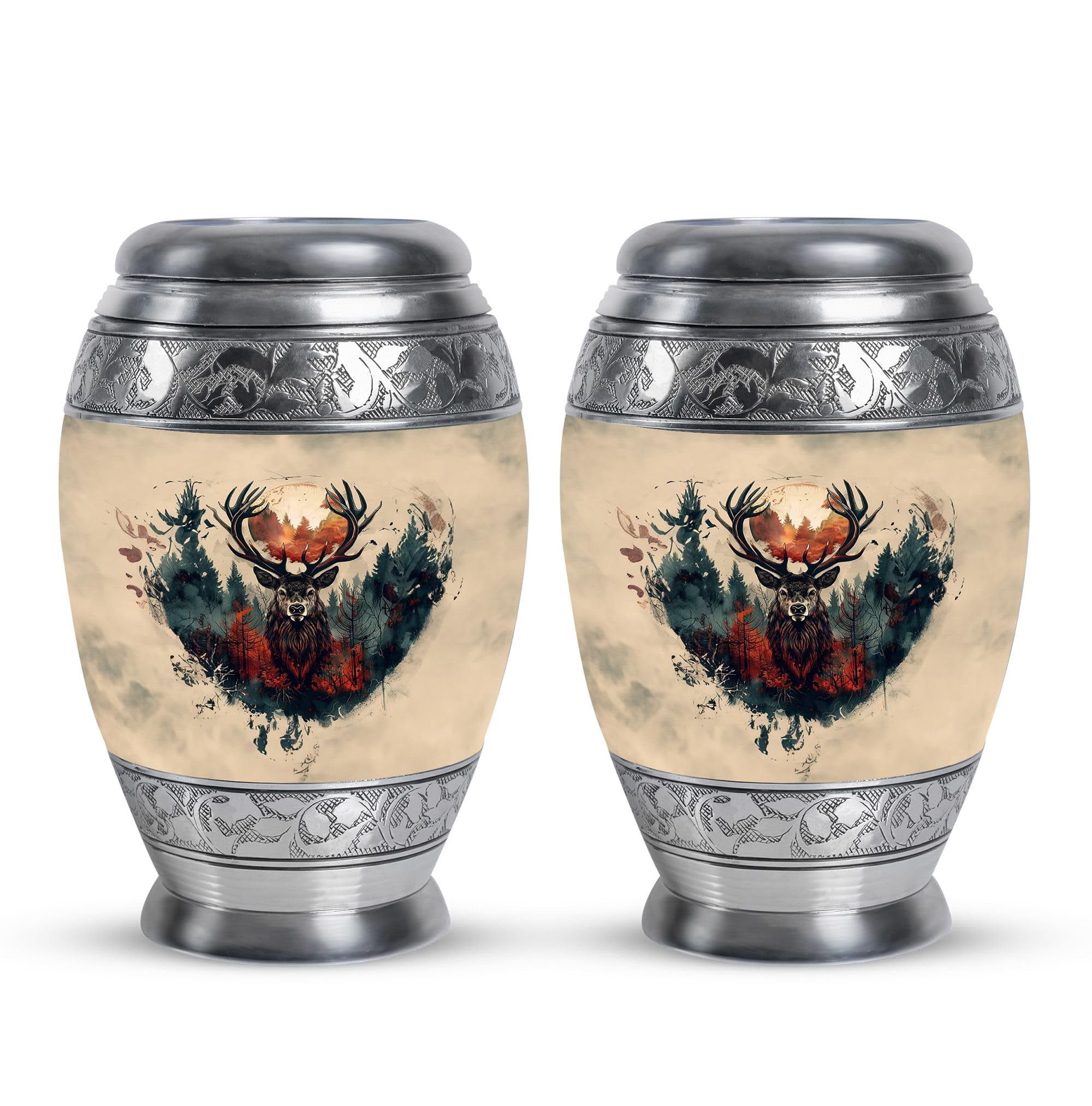 SUBSH Deer Urn for Ashes Adult Male - Ashes Keepsake - Adult Cremation ...