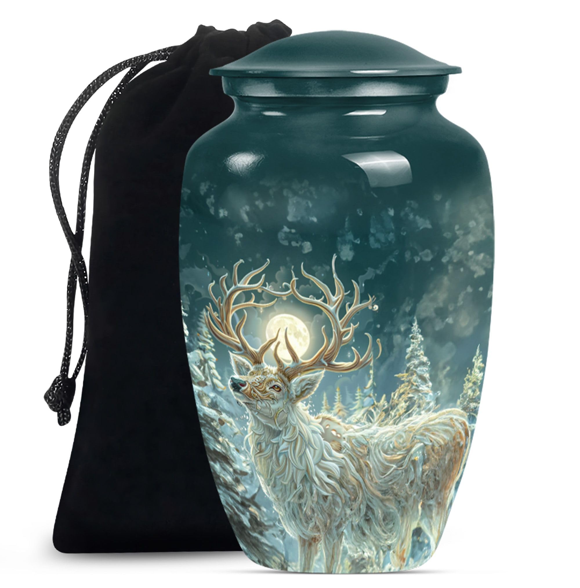 SUBSH Deer Urn for Ashes Adult Male - Urn for Ashes Adult Male ...