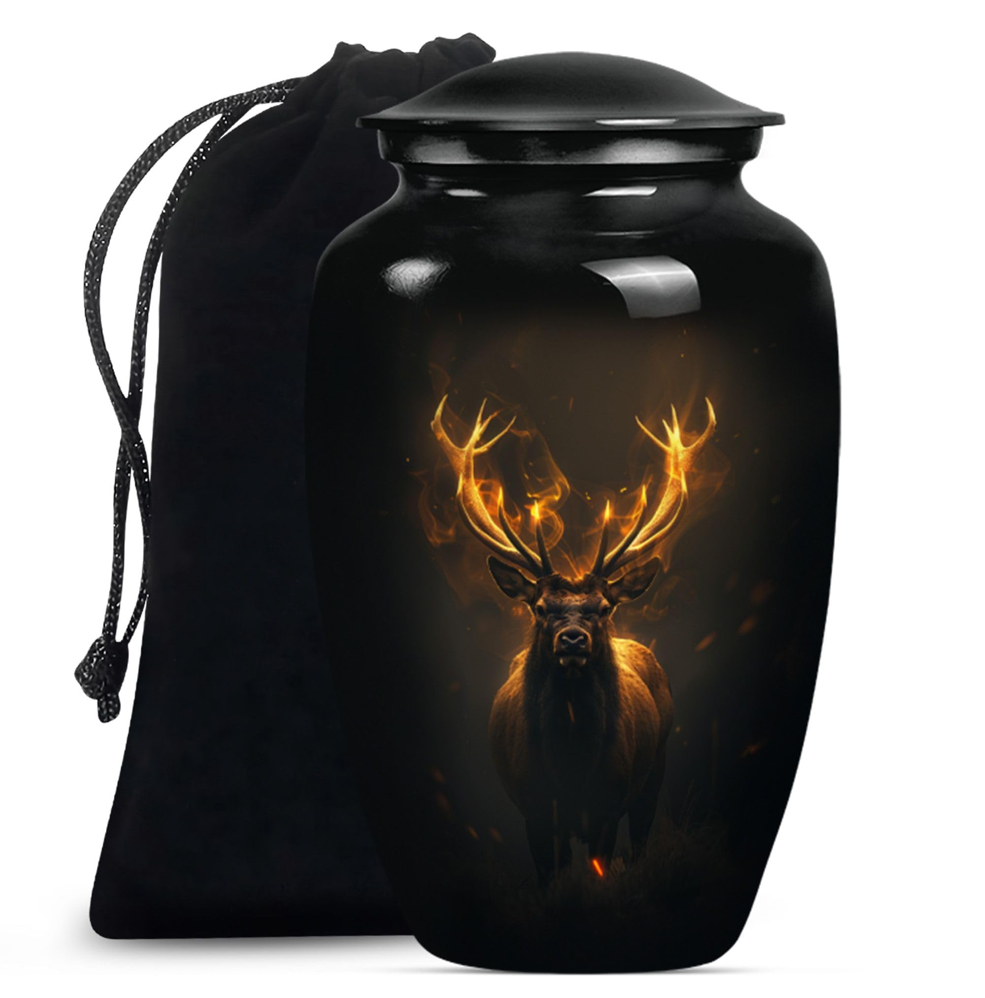 SUBSH Deer Urn for Ashes Adult Male - Urns for Human Ashes Adult Female ...