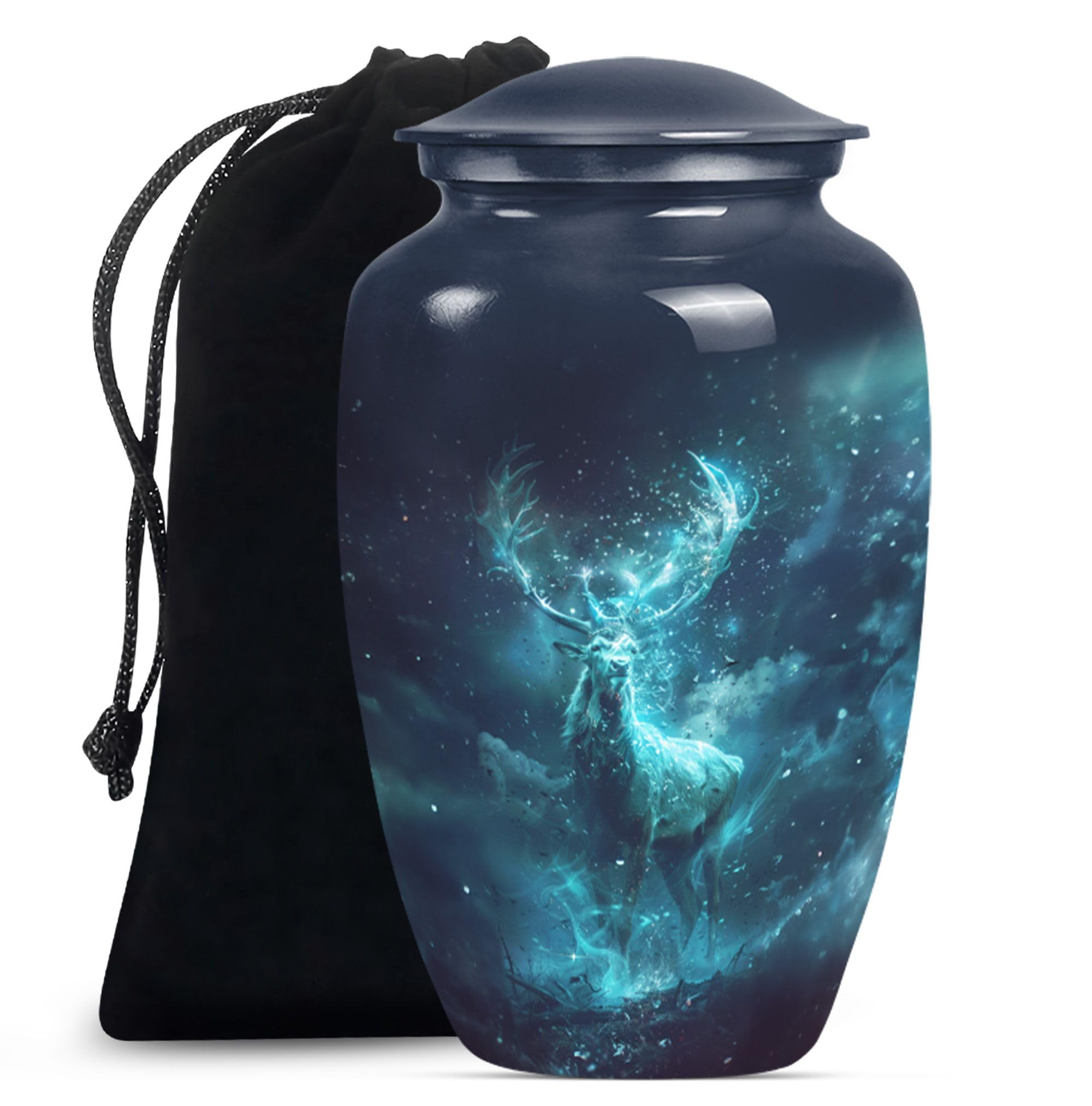 SUBSH Deer Urn For Ashes Adult Male - Medium Urns For Human Ashes - Ash ...