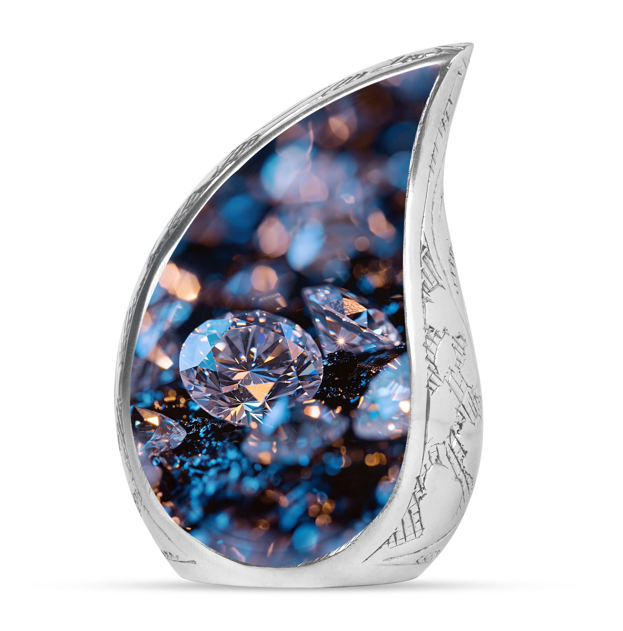 SUBSH Diamond Cremation Urn - Large Urns For Human Ashes Adult - Urn ...