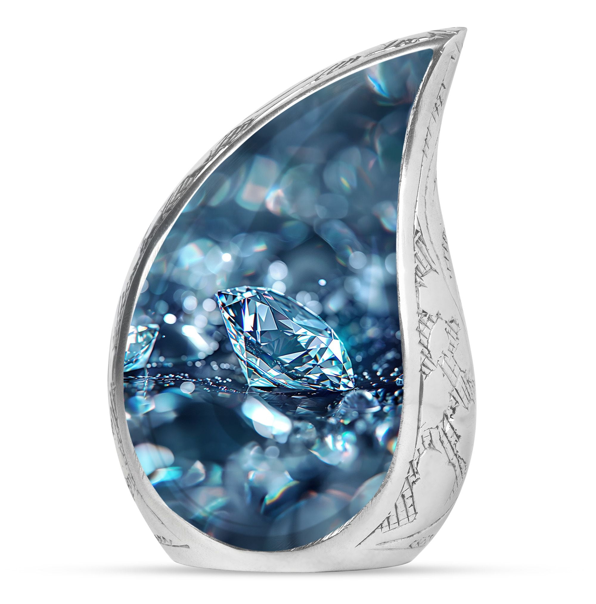 SUBSH Diamond Cremation Urns Adult - Urns For Human Ashes Small Adult ...