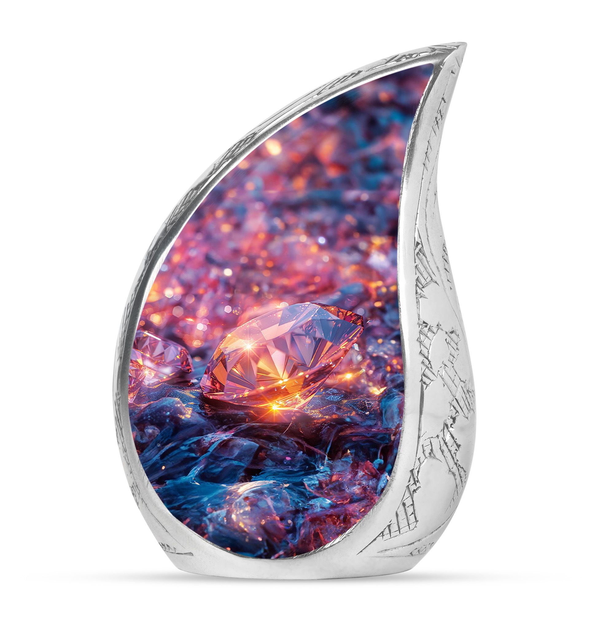 SUBSH Diamond Cremation Urns For Adults - Funeral Urns For Adult Ashes ...