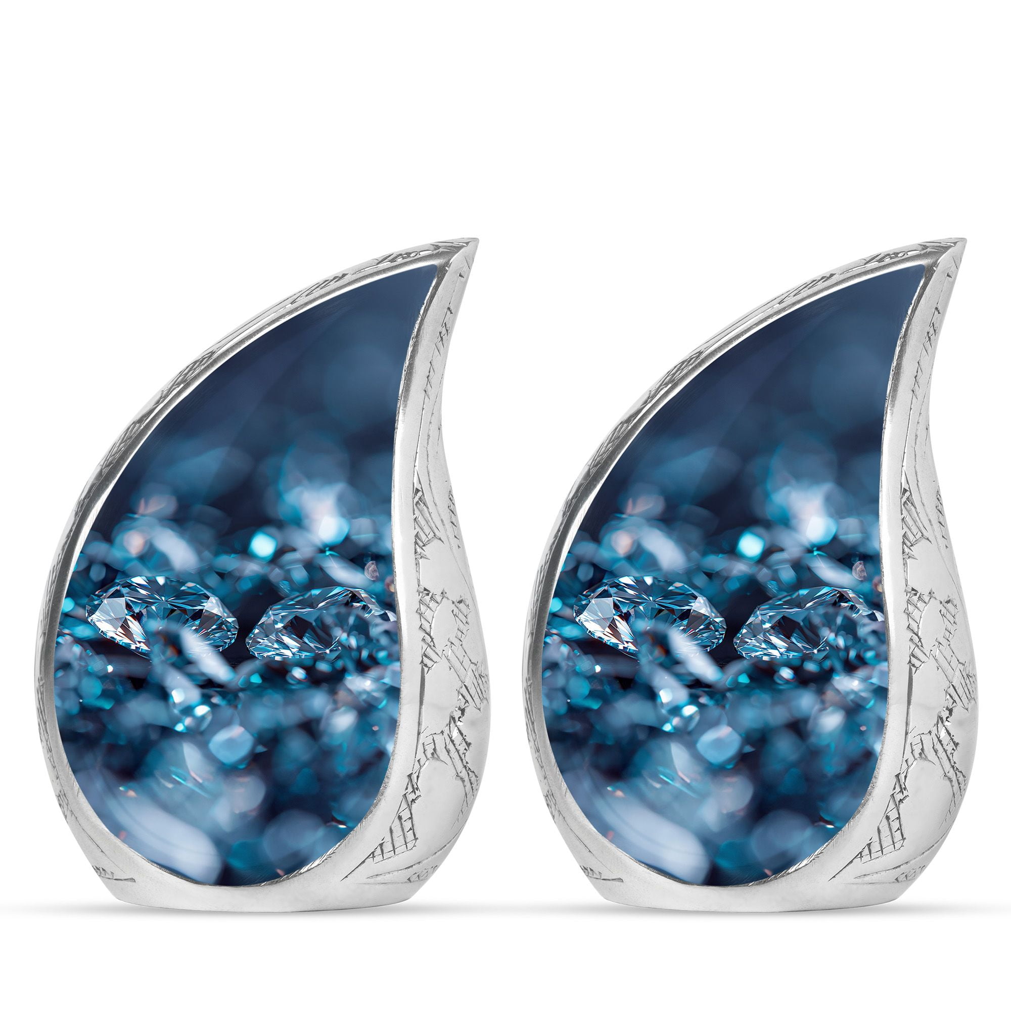SUBSH Diamond Urn For Ashes Adult Male - Small Urn For Ashes - Urn For ...