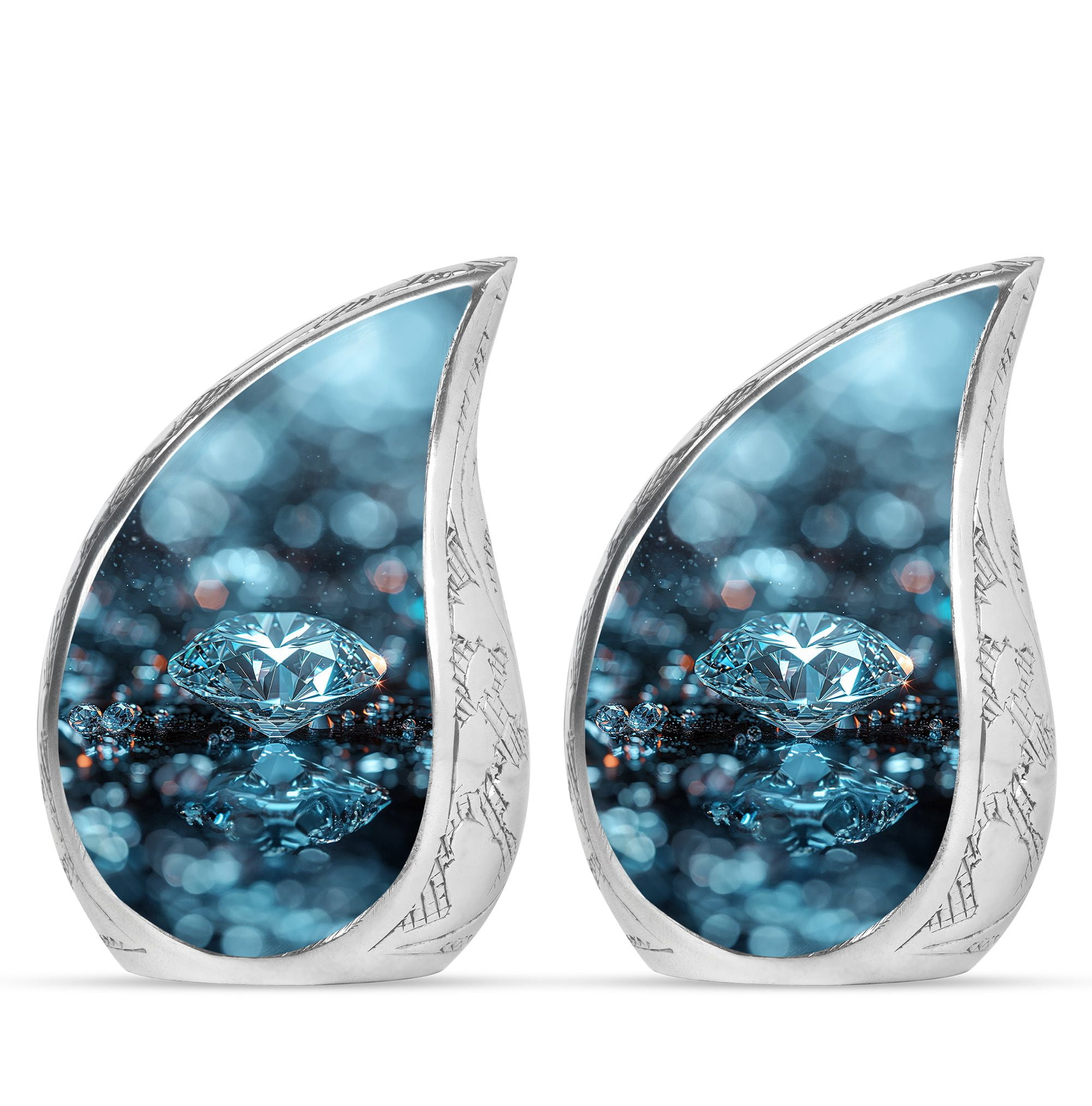 SUBSH Diamond Urns For Human Ashes Adult Female - Urn For Human - Urn ...