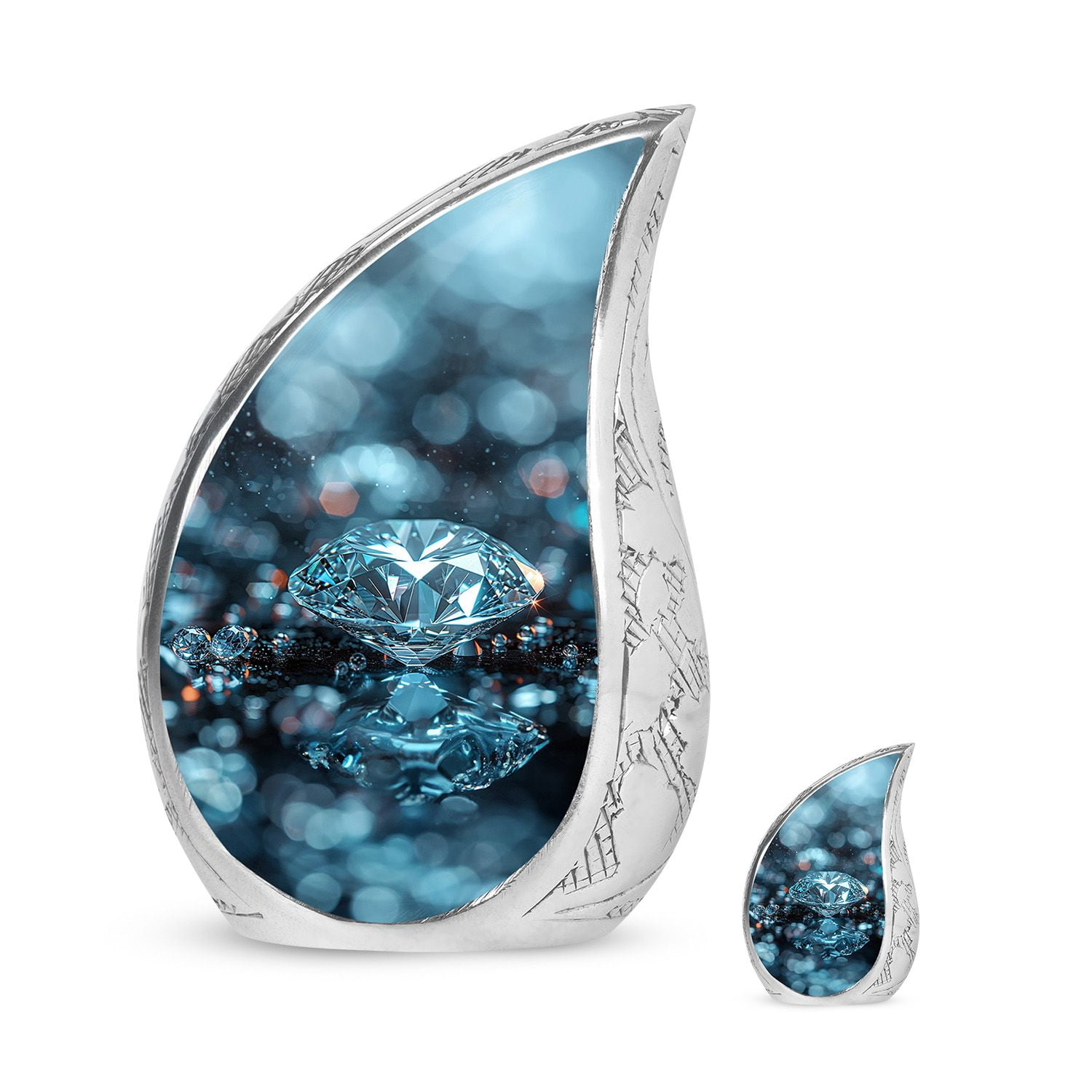 SUBSH Diamond Urns For Human Ashes - Urn For Human Ashes Adult Female ...